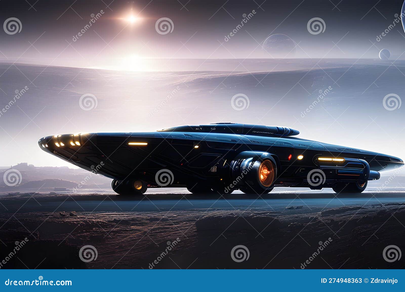 Retro Futuristic Car. Retro Futurism Style. Generative AI. Stock ... Retro Futuristic Car. Retro Futurism Style. Generative AI. Stock ...