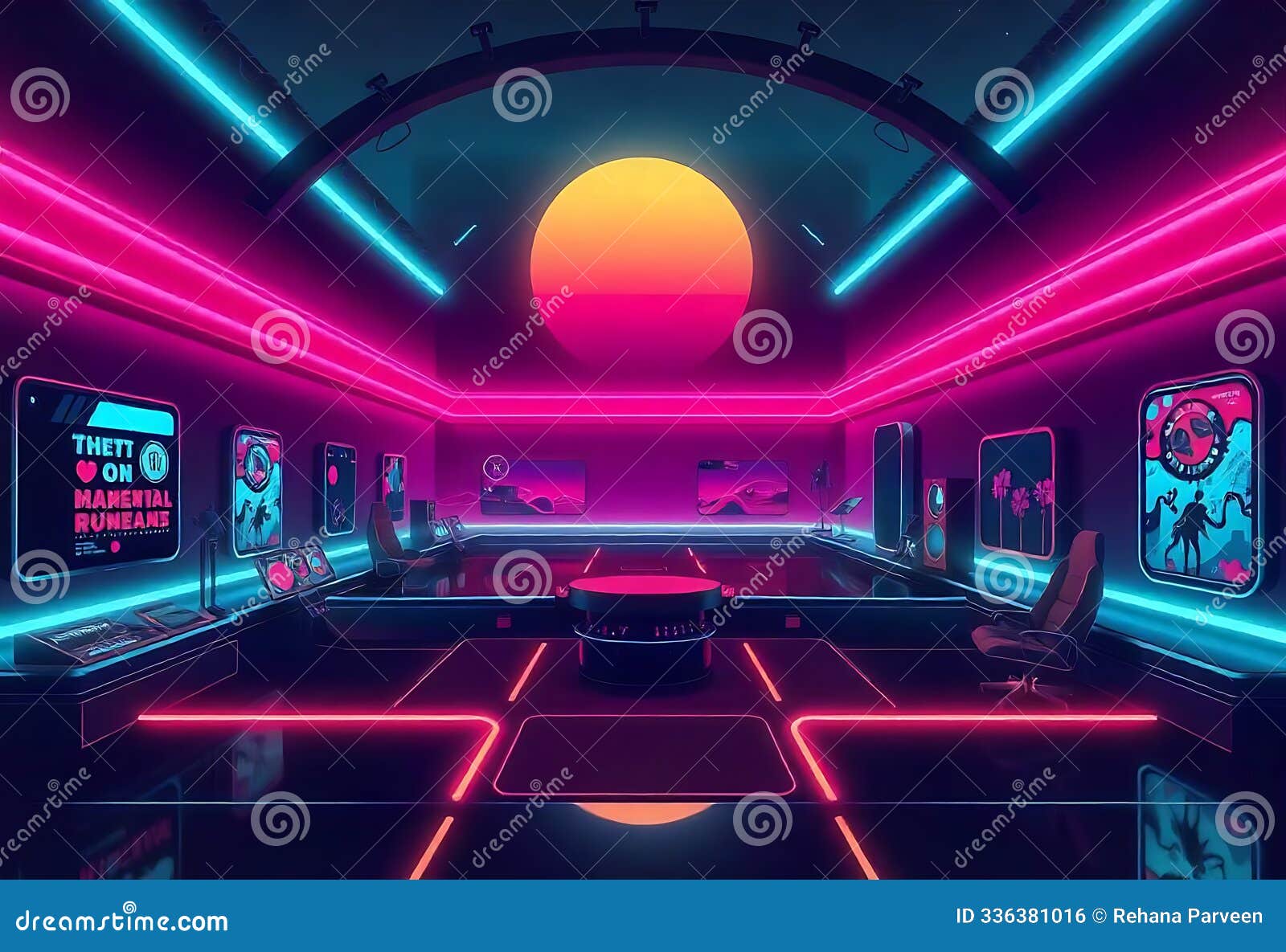 Retro Futuristic Elements,Retro Futuristic Background,Retro Futuristic ...
