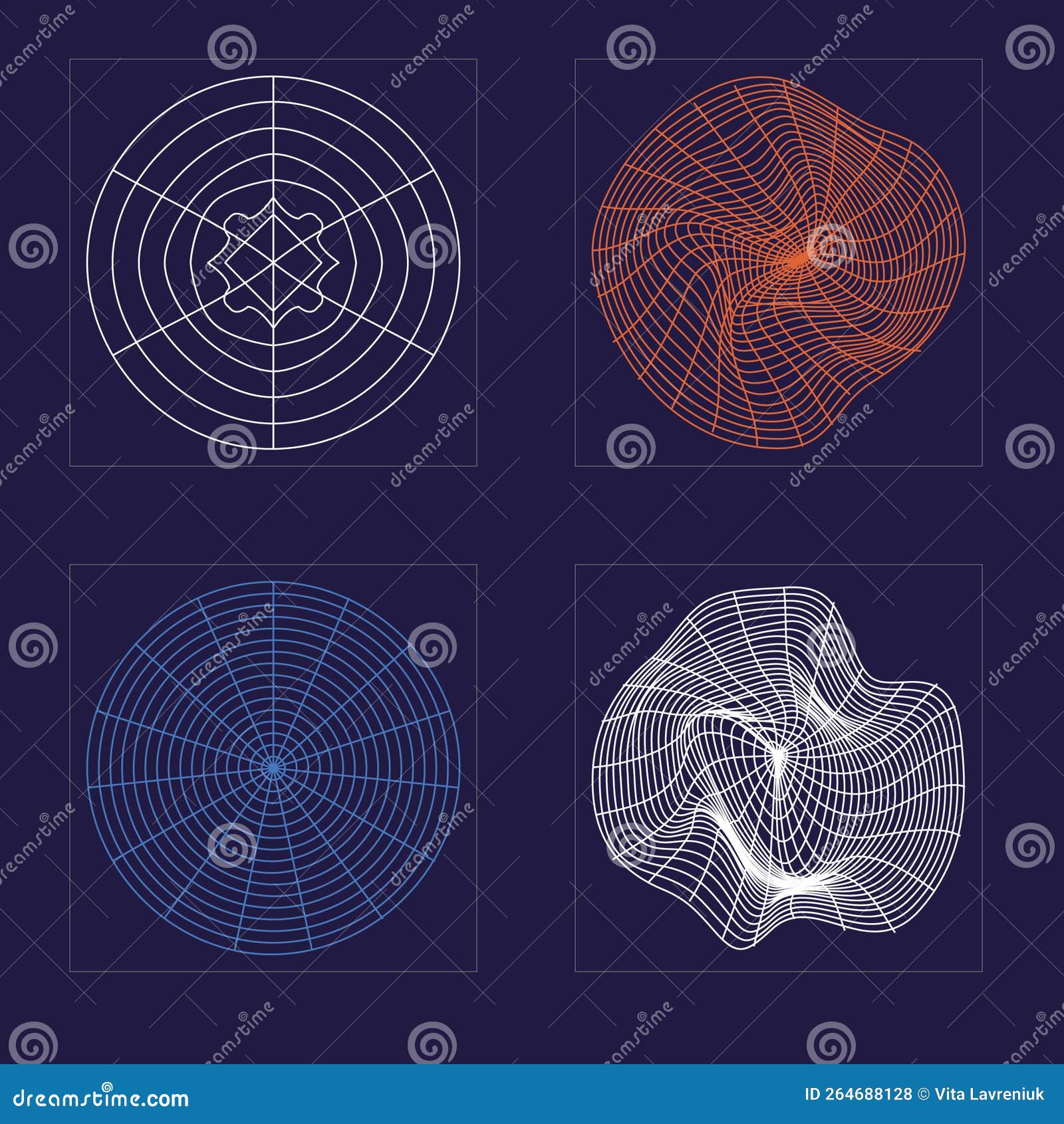 Retro Futuristic Elements for Design. Retro Futuristic Graphic ...