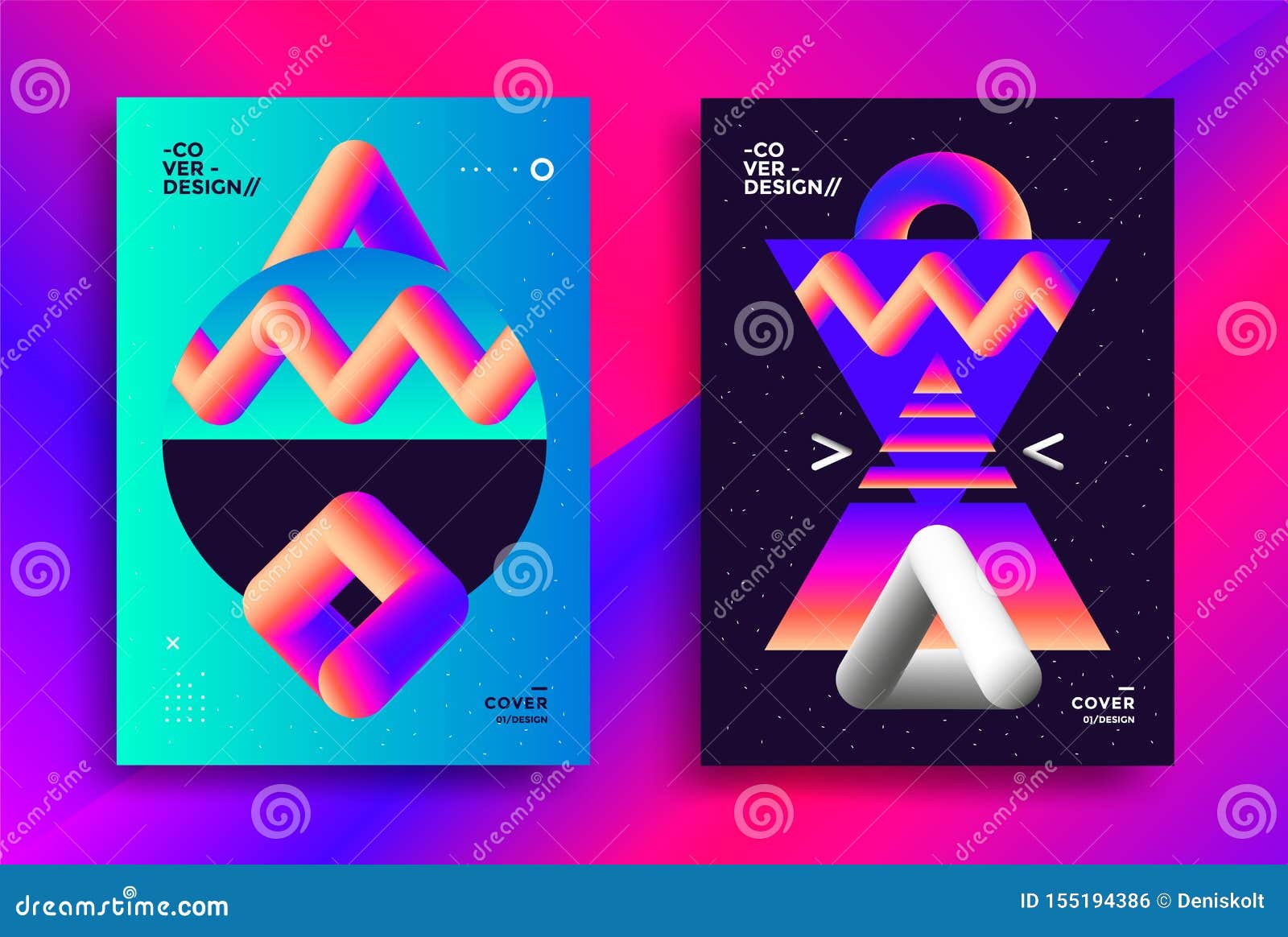 Retro Futuristic Poster Design with Gradient Art Stock Vector ... Retro Futuristic Poster Design with Gradient Art Stock Vector ...