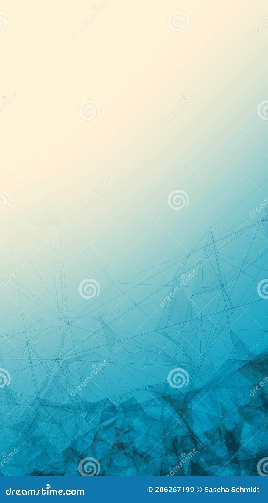 Abstract Blue Plexus Polygons on White Gradient Phone Wallpaper ...