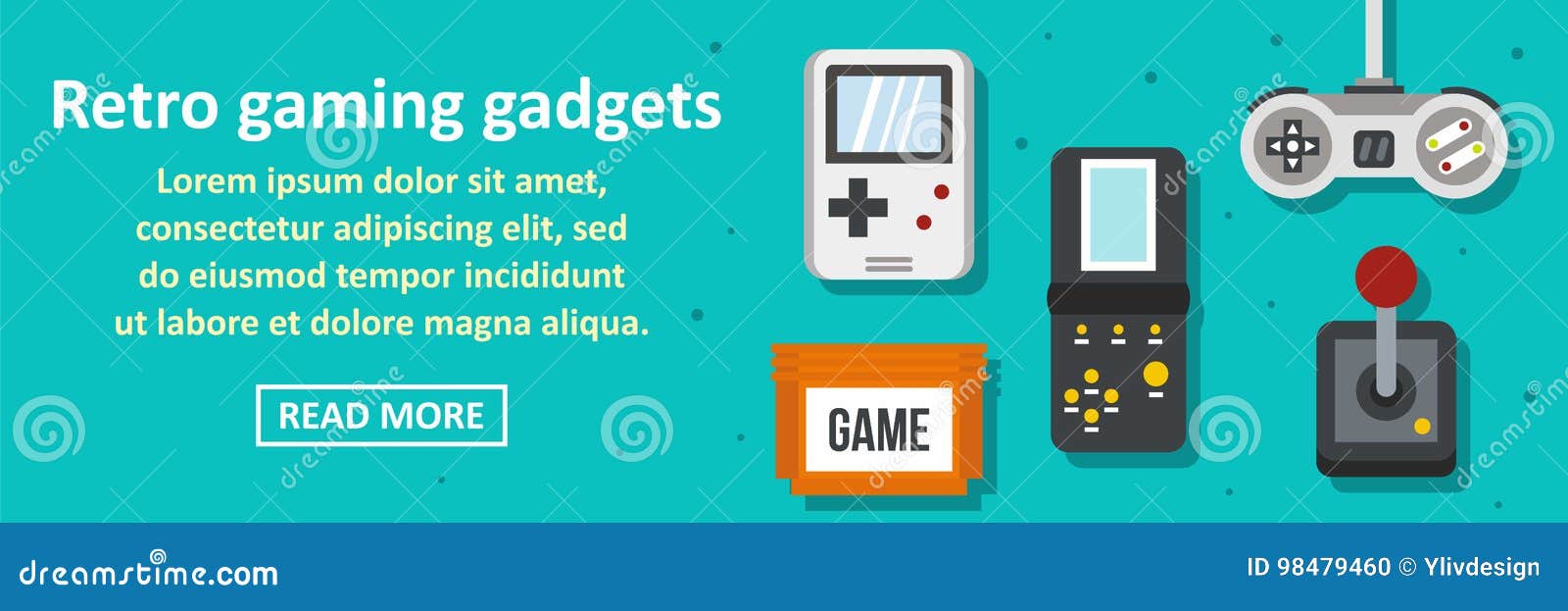 Gaming Gadgets Set Vector Illustration | CartoonDealer.com #53036320