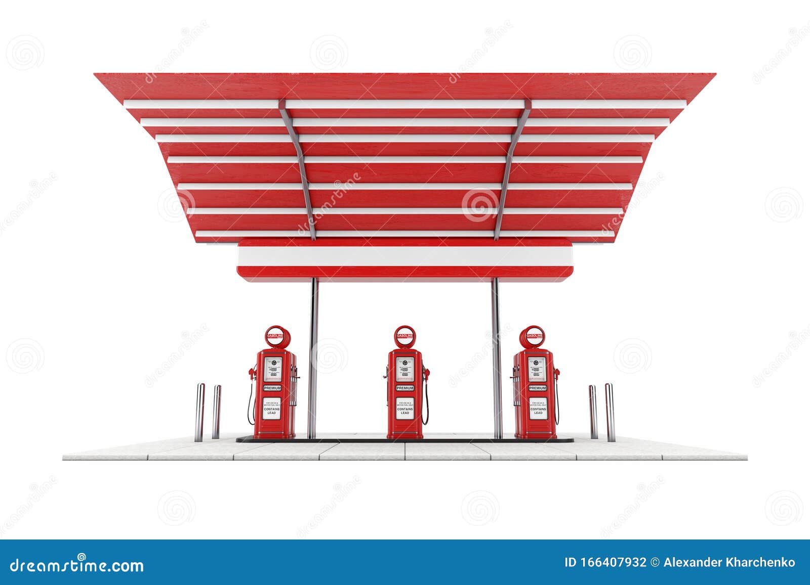 Retro Petrol Bowser 1 Vector Illustration | CartoonDealer.com #3228010