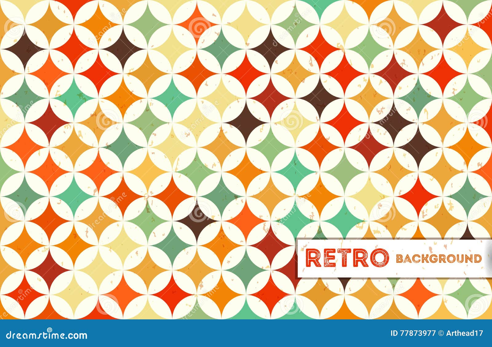 Retro geometric background stock vector. Illustration of decorative ...