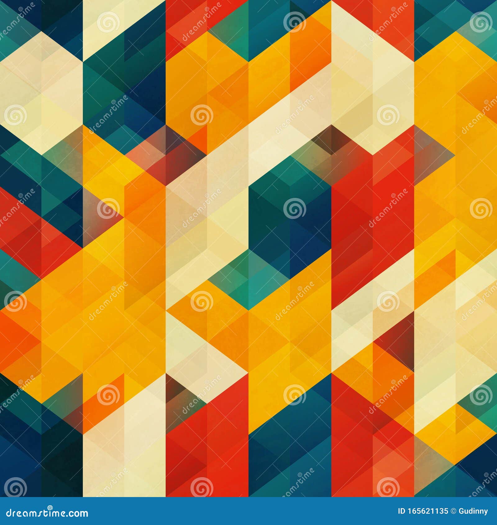 Geometric Pattern With Blue,white Color Scheme. Design Consists Of ...
