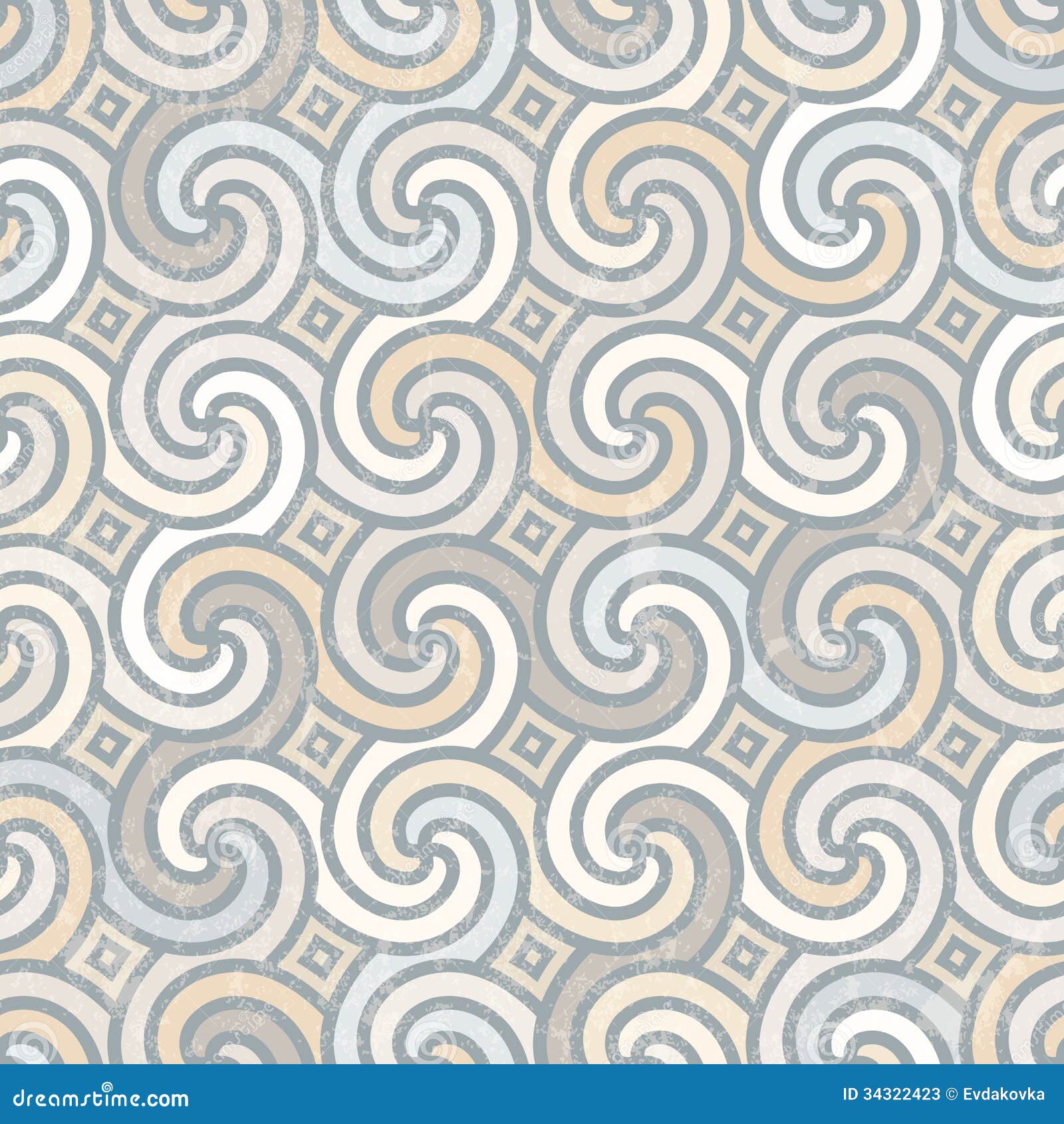 Retro geometric pattern. stock vector. Illustration of ellipse - 34322423