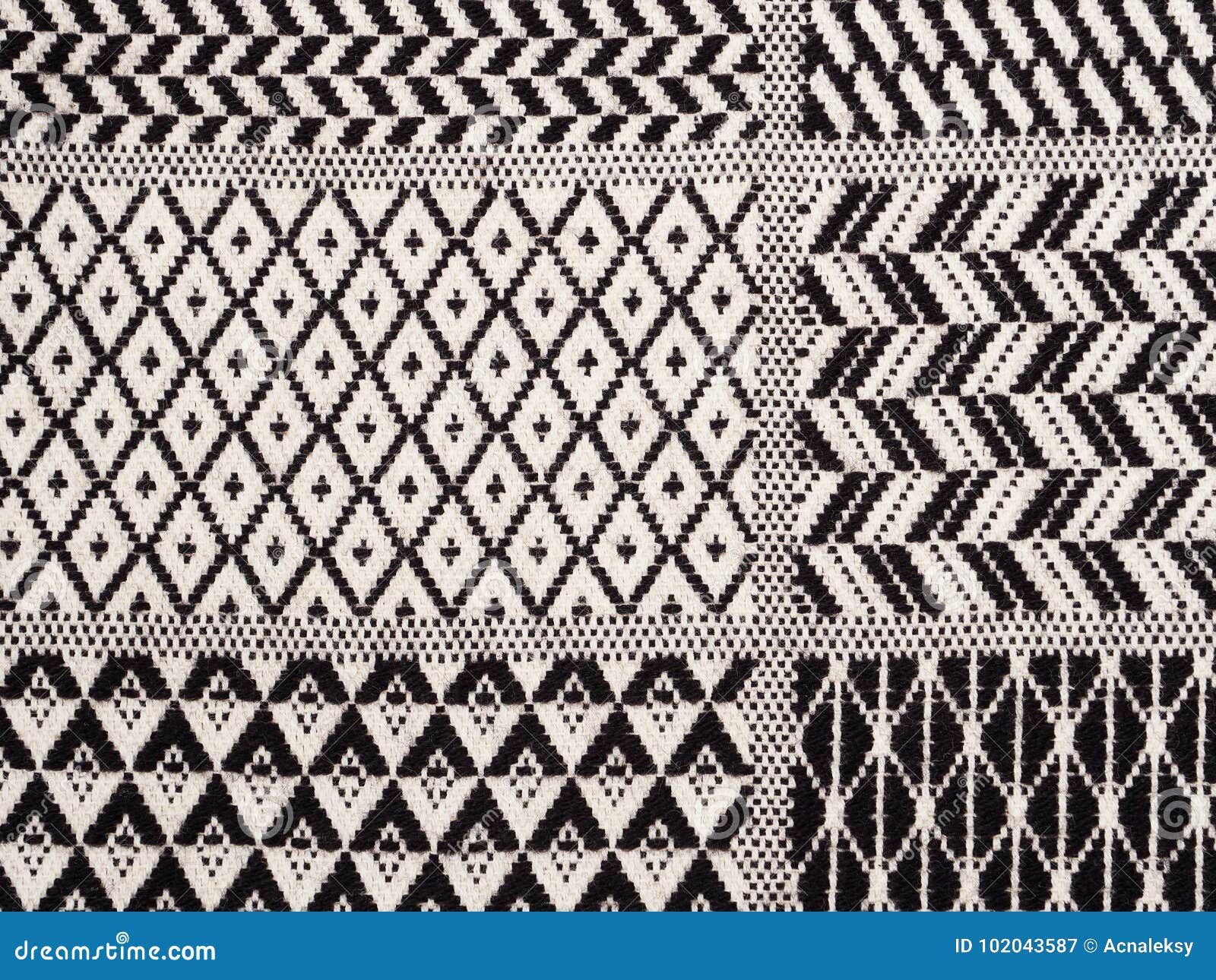 Retro Geometric Textile Pattern Stock Illustration - Illustration of ...