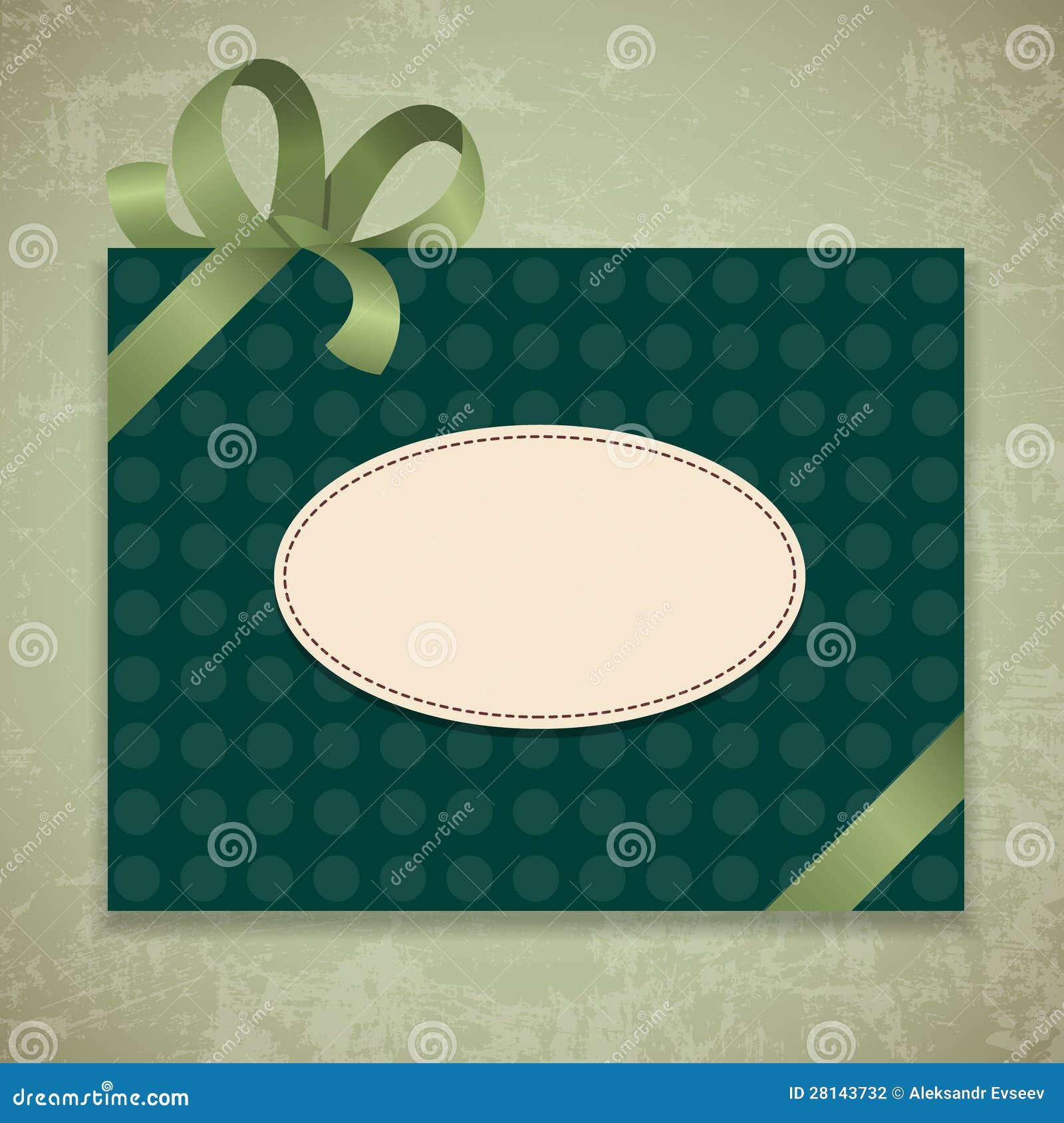 Retro gift box. stock illustration. Illustration of color - 28143732