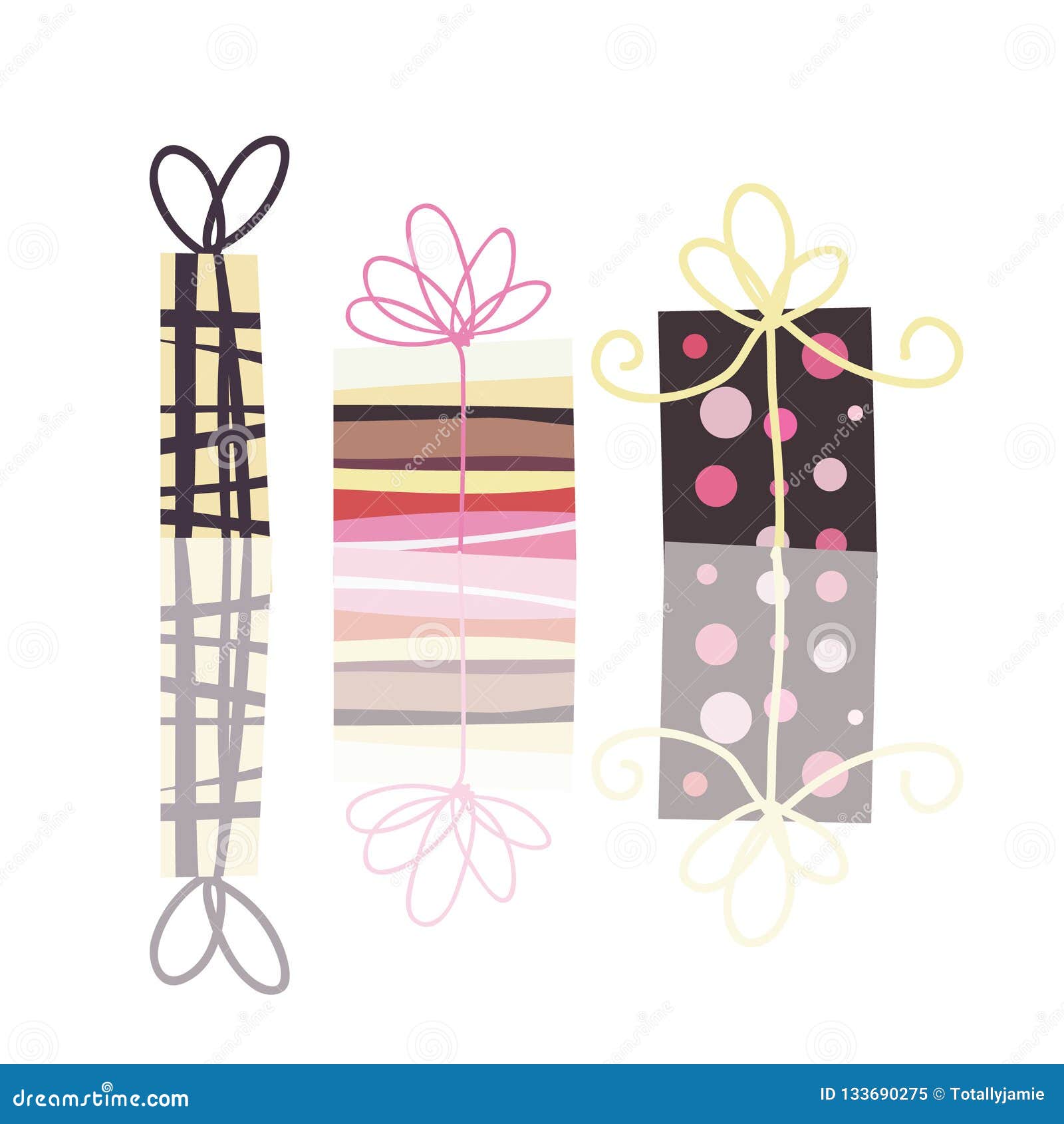 Retro Gifts stock illustration. Illustration of cartoon - 133690275