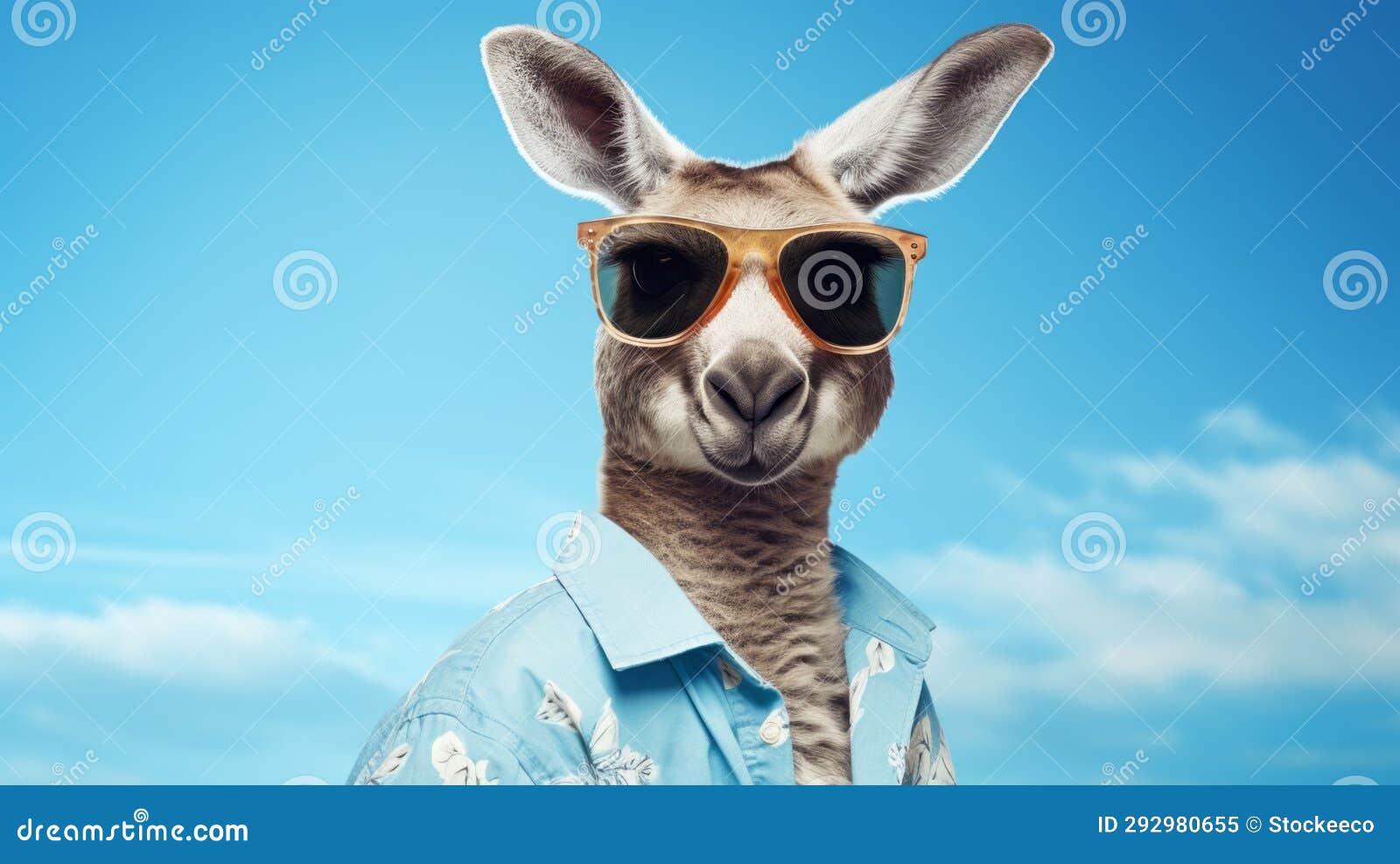 Retro Glamor Kangaroo: a Mashup of Styles with Explosive Pigmentation ...