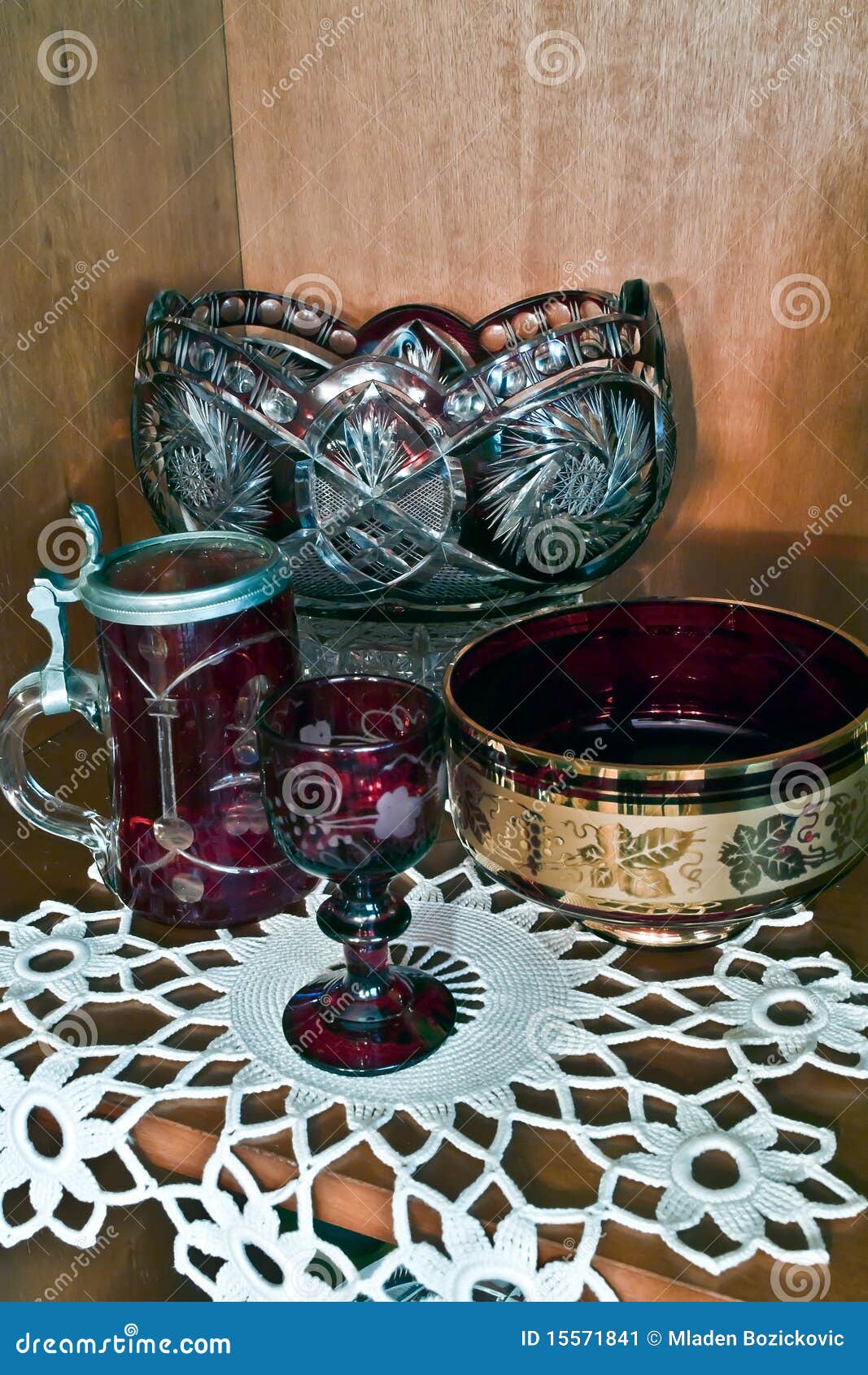 Retro glass pottery stock image. Image of decorative - 15571841