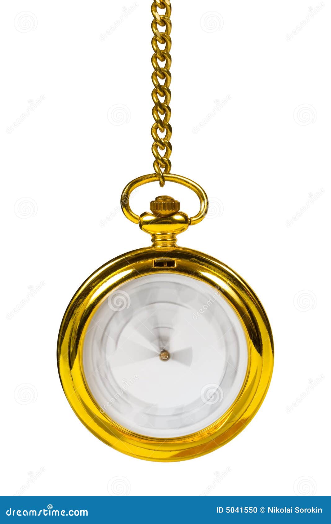Retro Gold Clock - Time Passing Concept Stock Photo - Image of metal ...