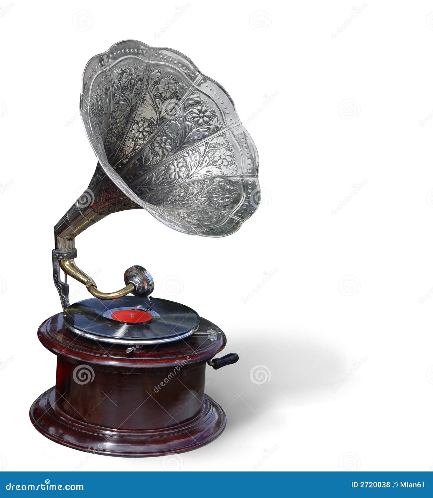 Retro gramophone stock photo. Image of decorated, gramophone - 2720038