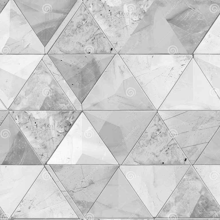 Retro Gray Cement Floor with Triangular Pattern, Perfect for Vintage ...