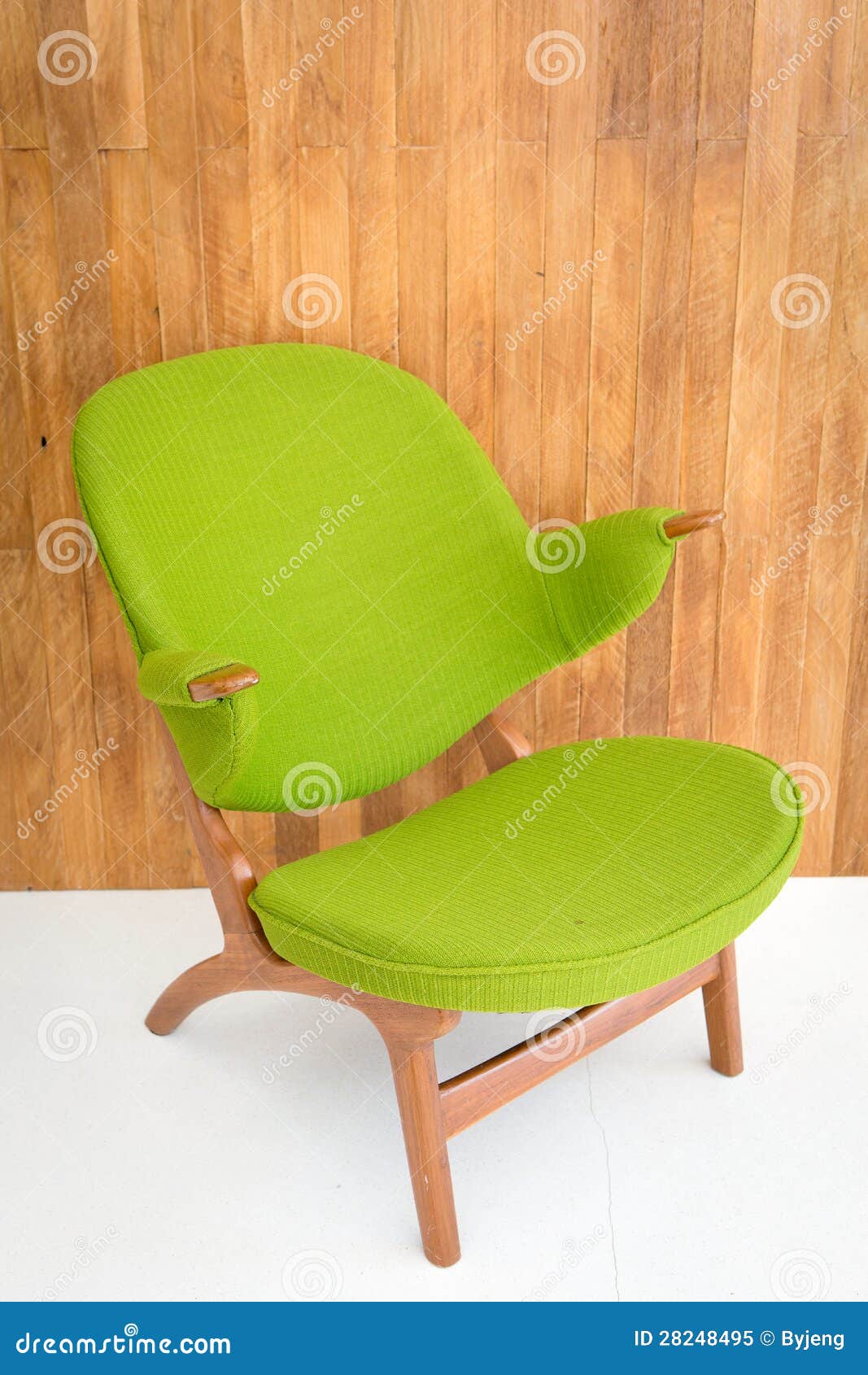 Retro green chair stock image. Image of stylish, isolated - 28248495