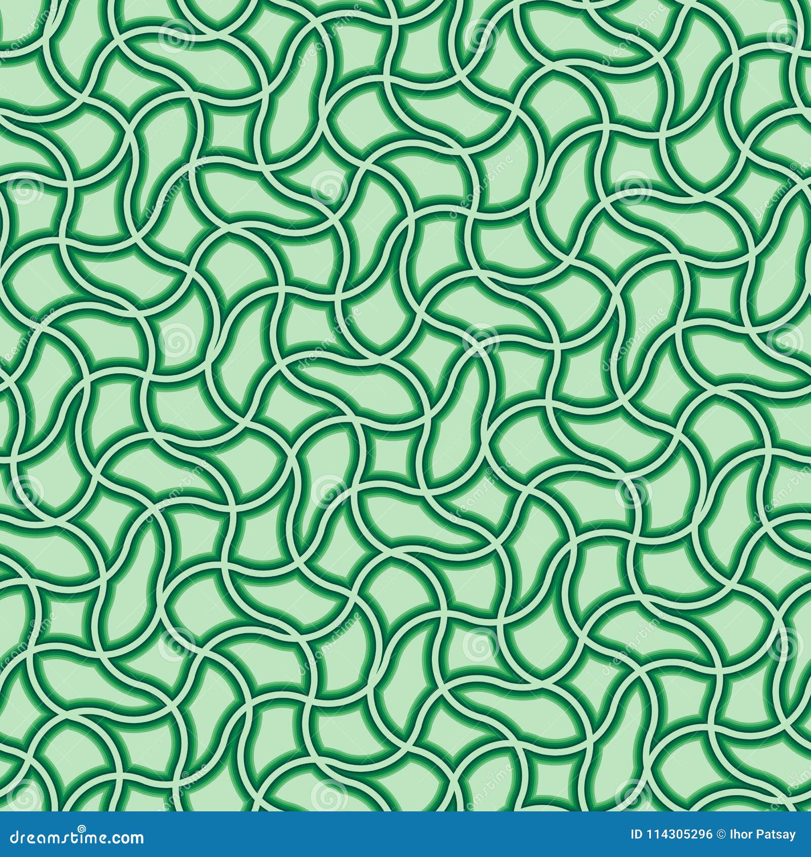 Seamless green pattern stock vector. Illustration of graphic - 114305296
