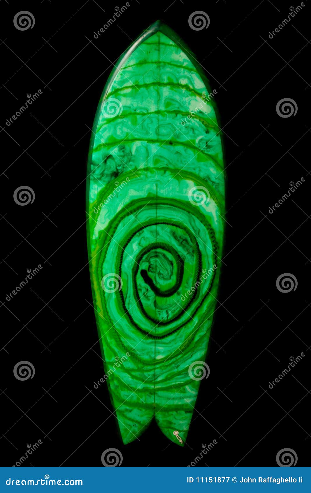 Retro Green Surfbord stock image. Image of fiberglass - 11151877