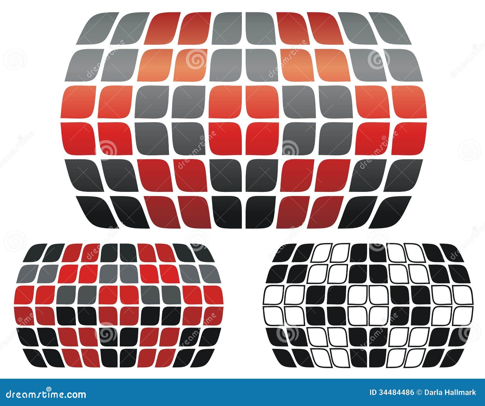 Retro Grid stock vector. Illustration of screen, geometric - 34484486