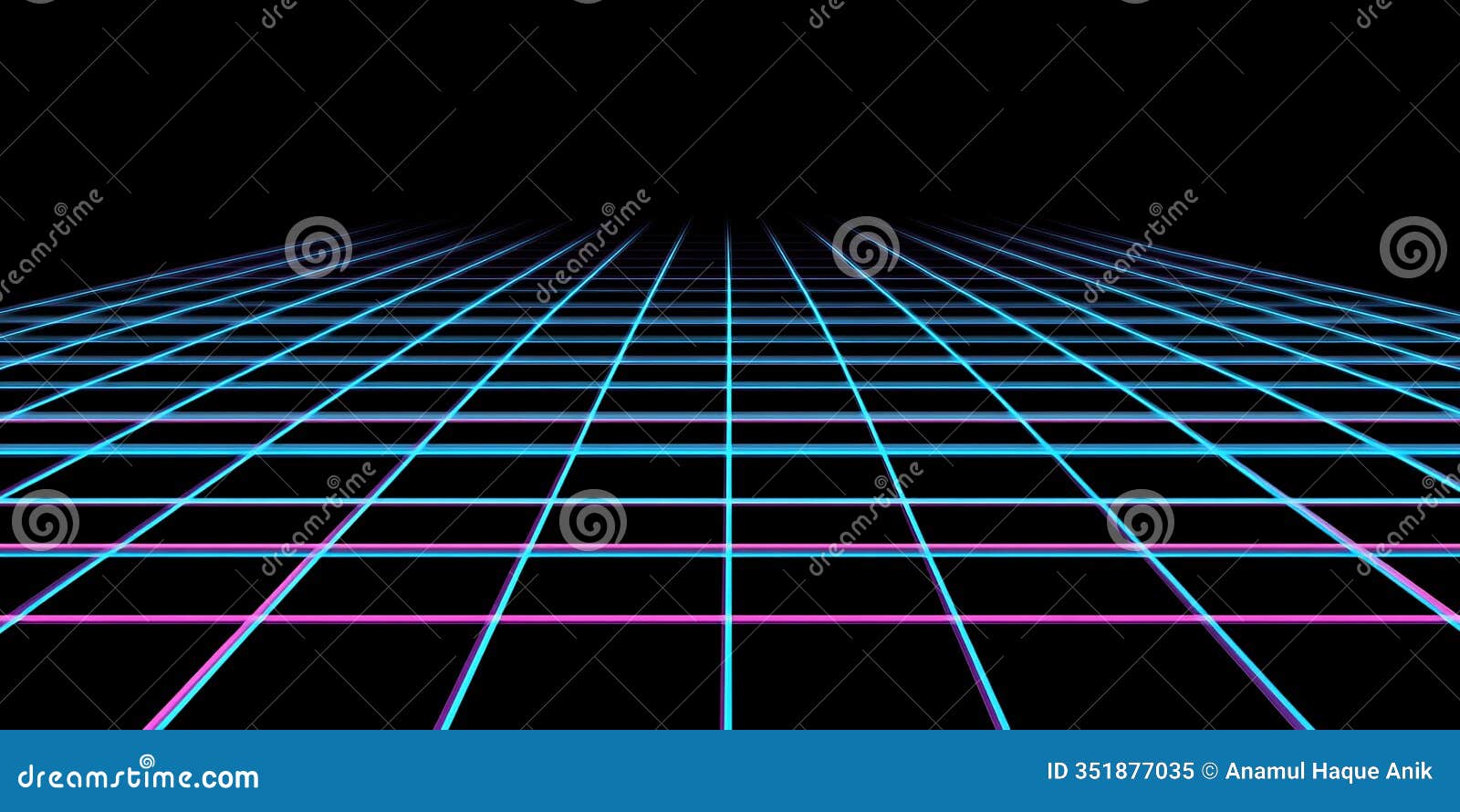 Retro Grid 80s Synthwave Cyberpunk Background Texture Stock ...
