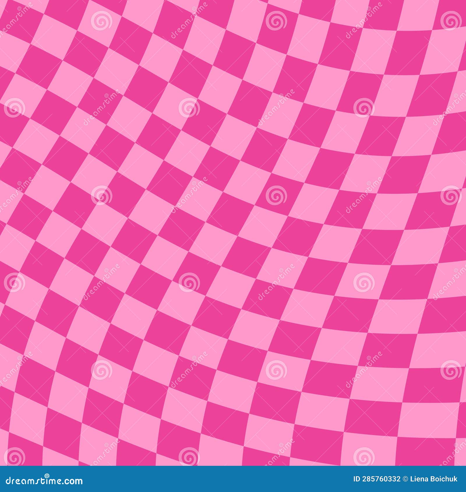 Pink And White Checkered Background