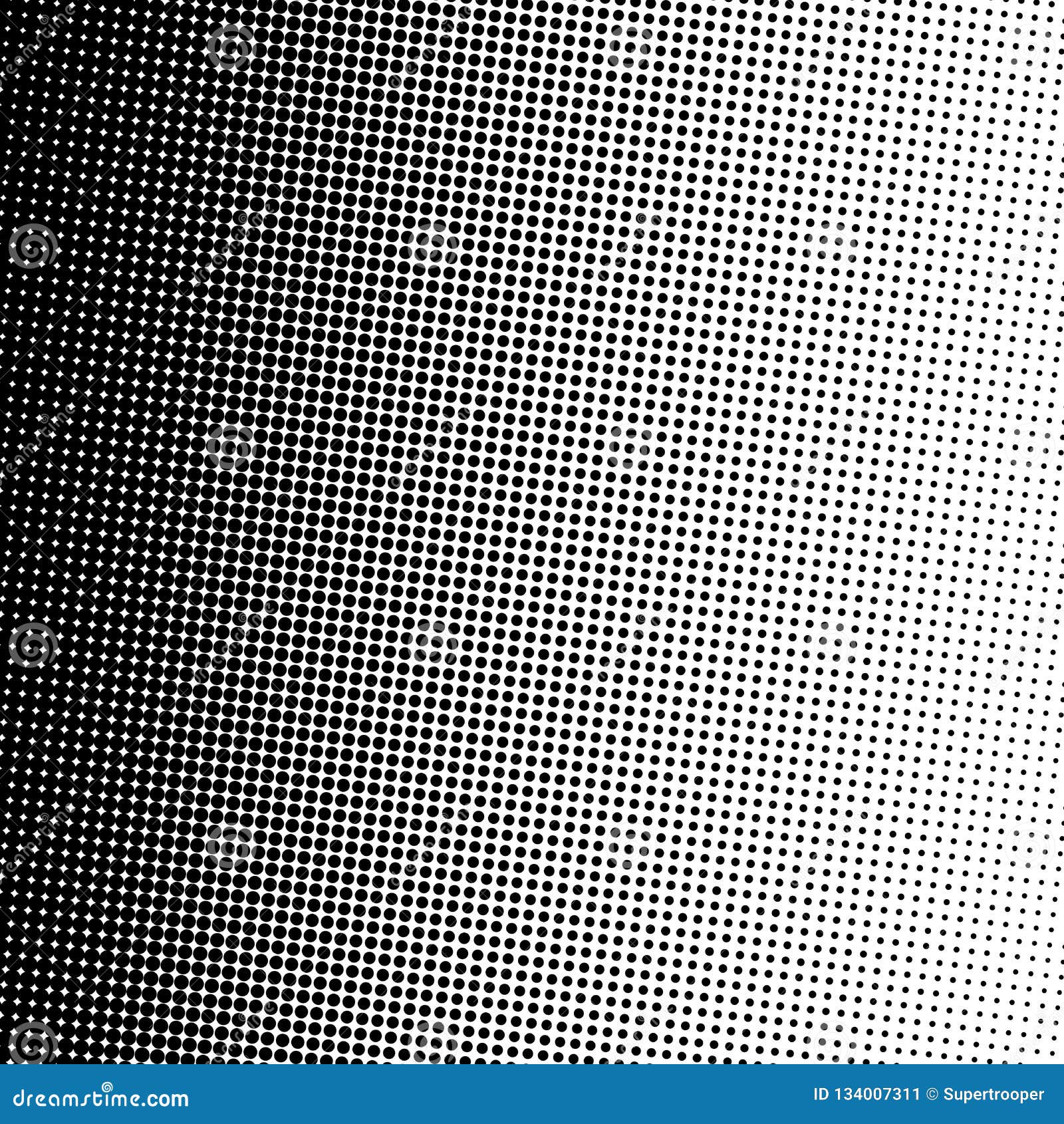 Retro Halftone Gradient Circle Background Stock Vector - Illustration ...