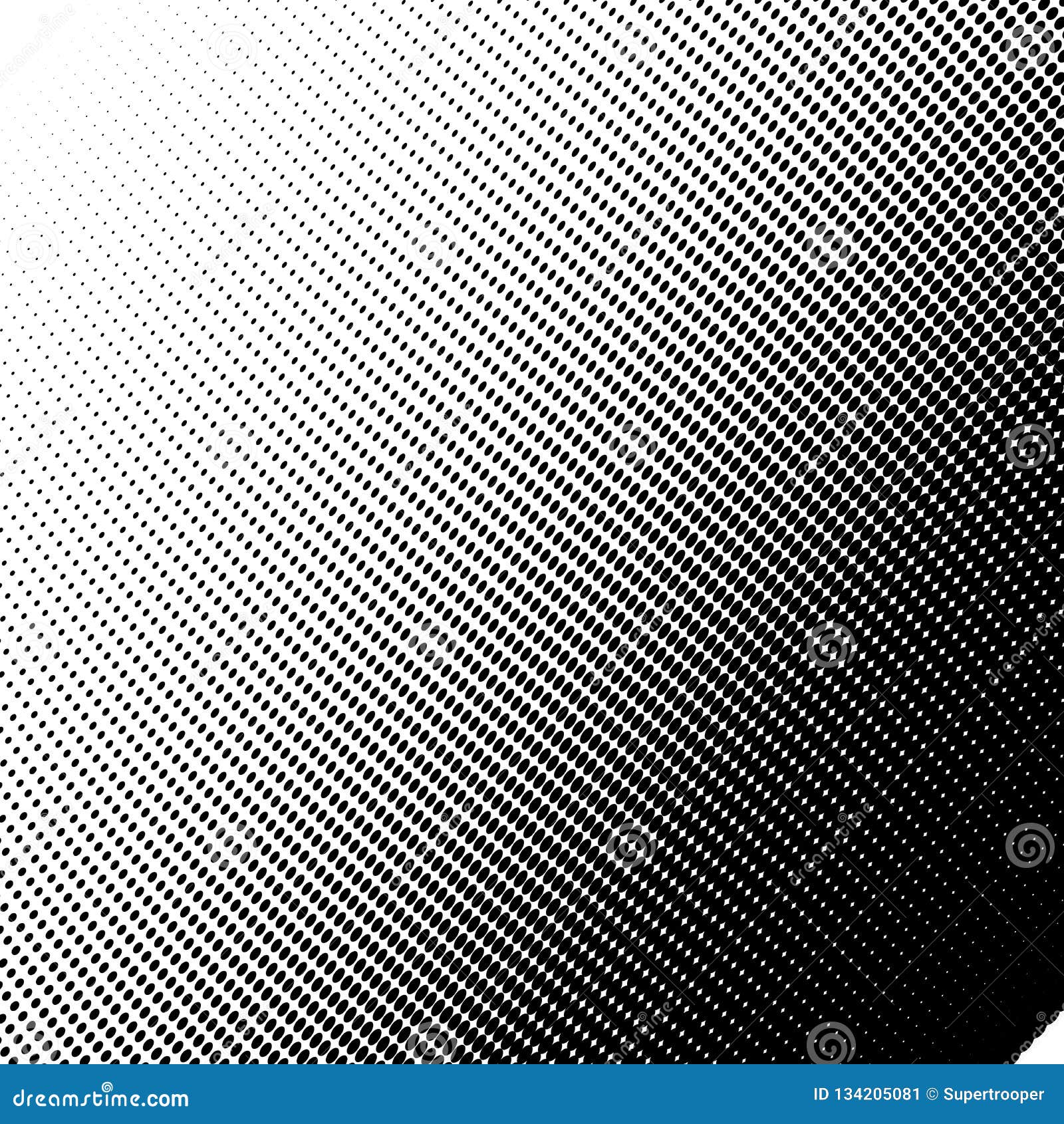 Retro Halftone Gradient Circle Background Stock Vector - Illustration ...