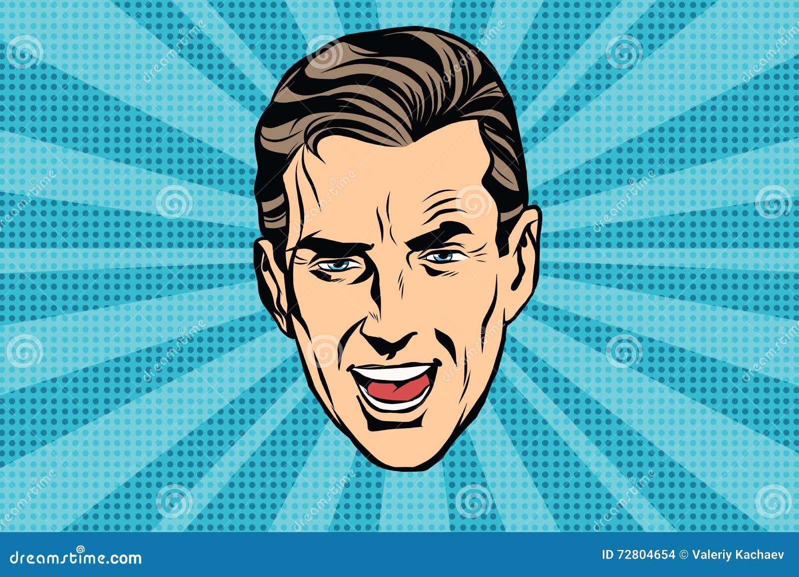 Vector Man Screaming Agony | CartoonDealer.com #738980