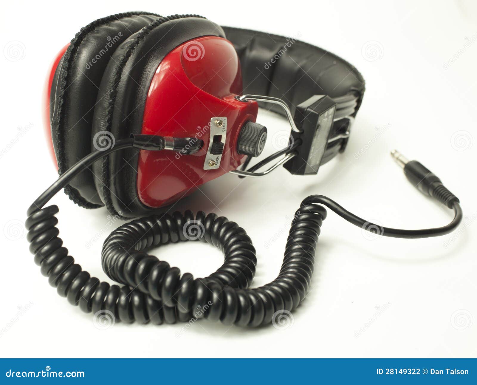 Retro headphones stock photo. Image of concert, hifi - 28149322