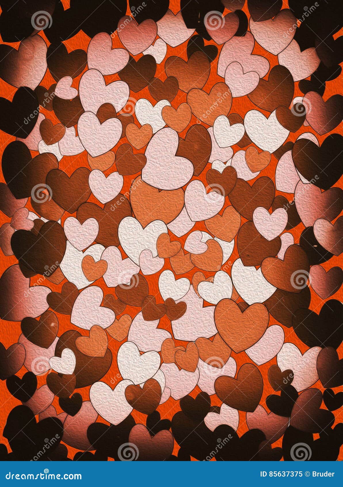 Retro hearts background stock image. Image of card, beautiful - 85637375