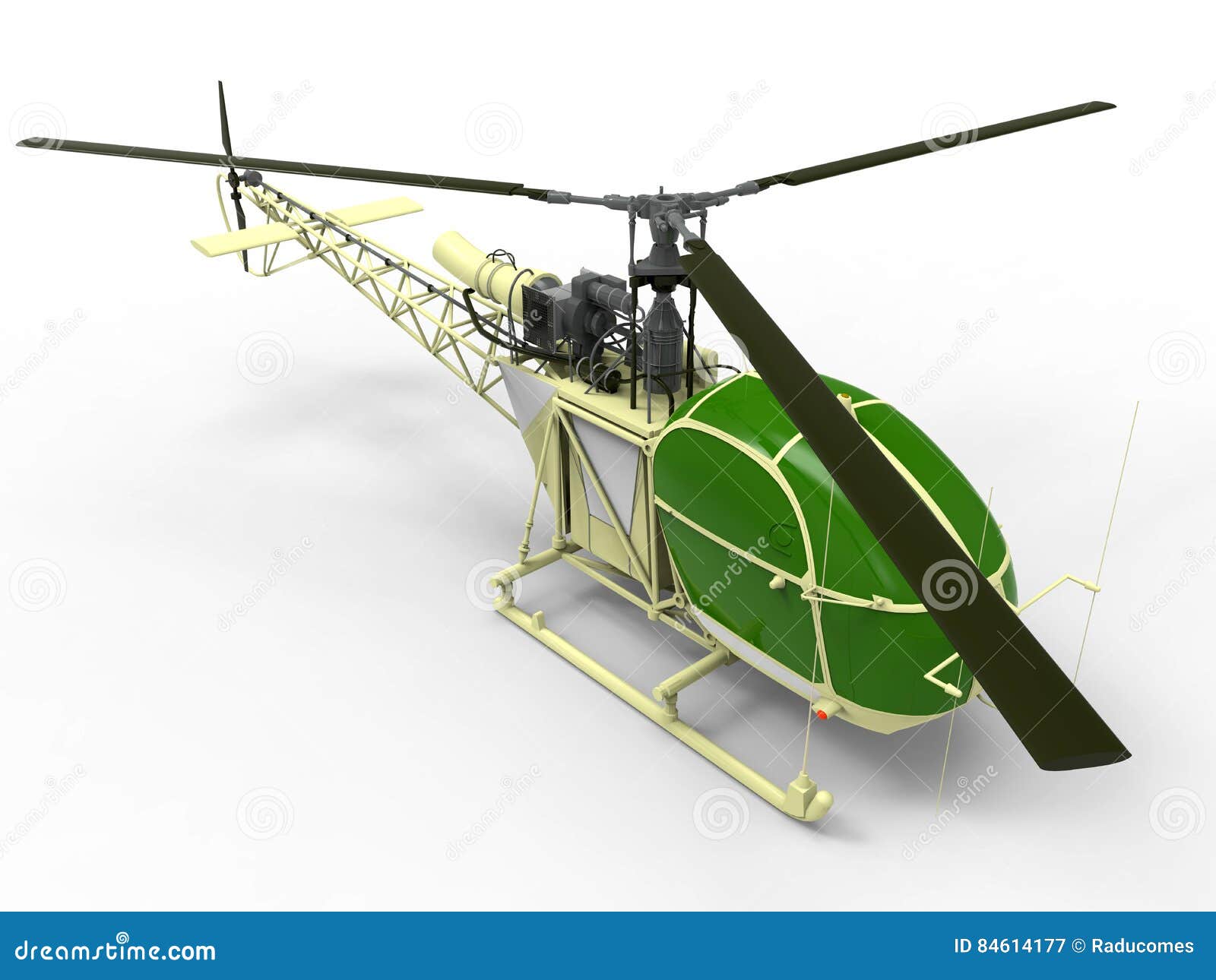 Retro helicopter stock illustration. Illustration of background - 84614177