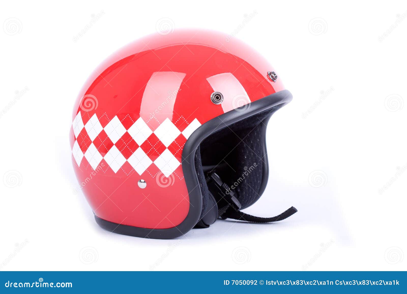 Retro helm stock foto. Image of motorfiets, dynamisch - 7050092