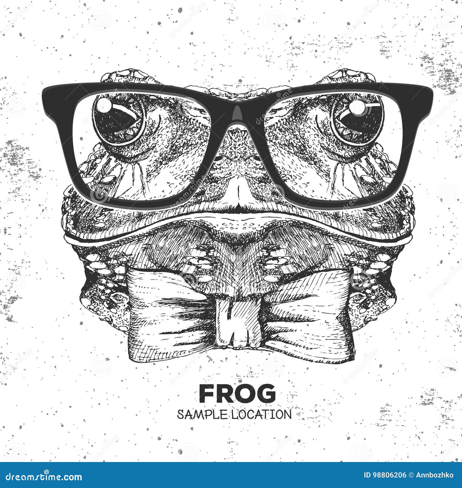 Frog Hand Foot Vector Silhouette. Animal Footprint. Frog Print ...