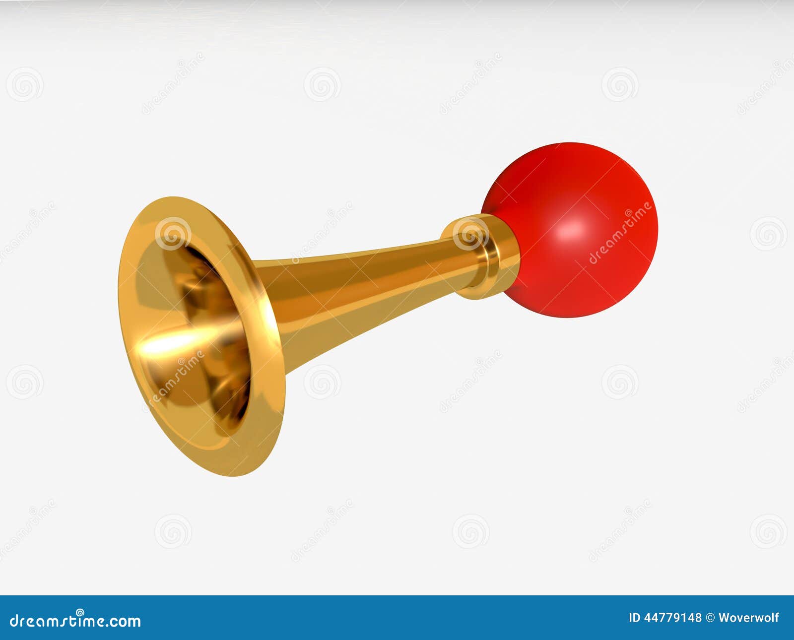 Retro- Hupe stock abbildung. Illustration von musik, instrument - 44779148