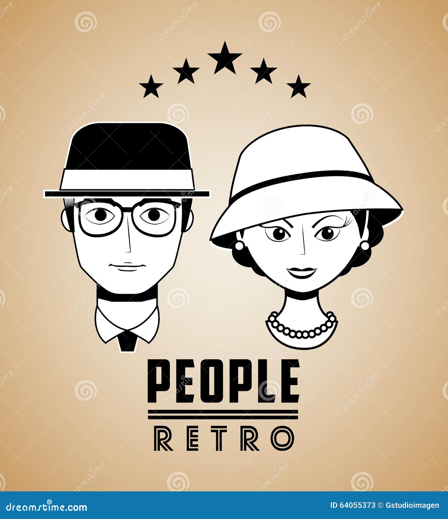 Retro icon design stock vector. Illustration of symbol - 64055373