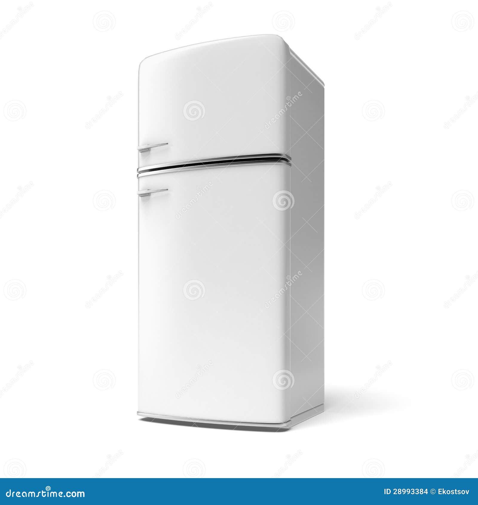 Retro ijskast stock illustratie. Illustration of apparaat - 28993384