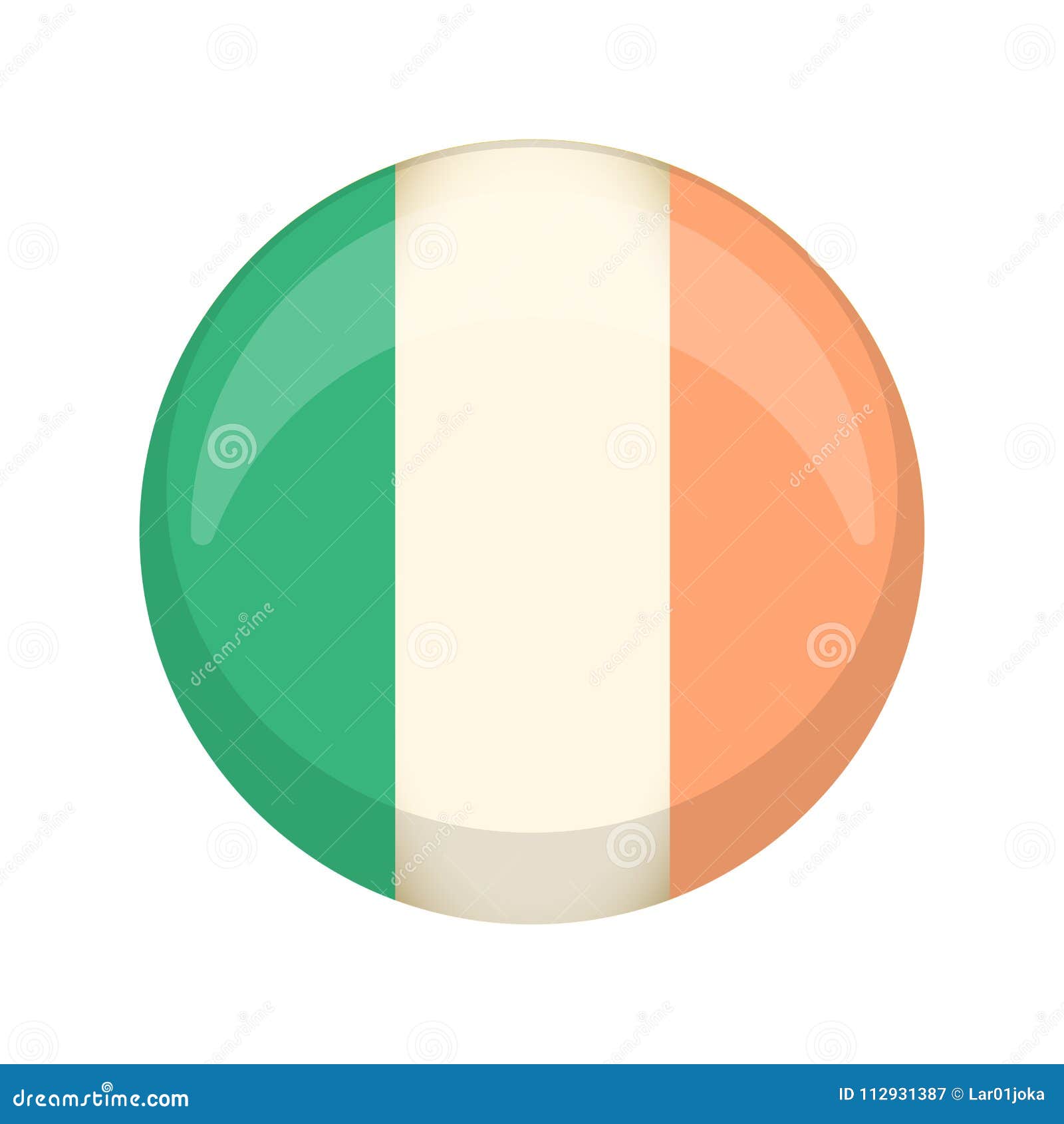 Retro Ireland Campaign Button Stock Vector - Illustration of flag ...