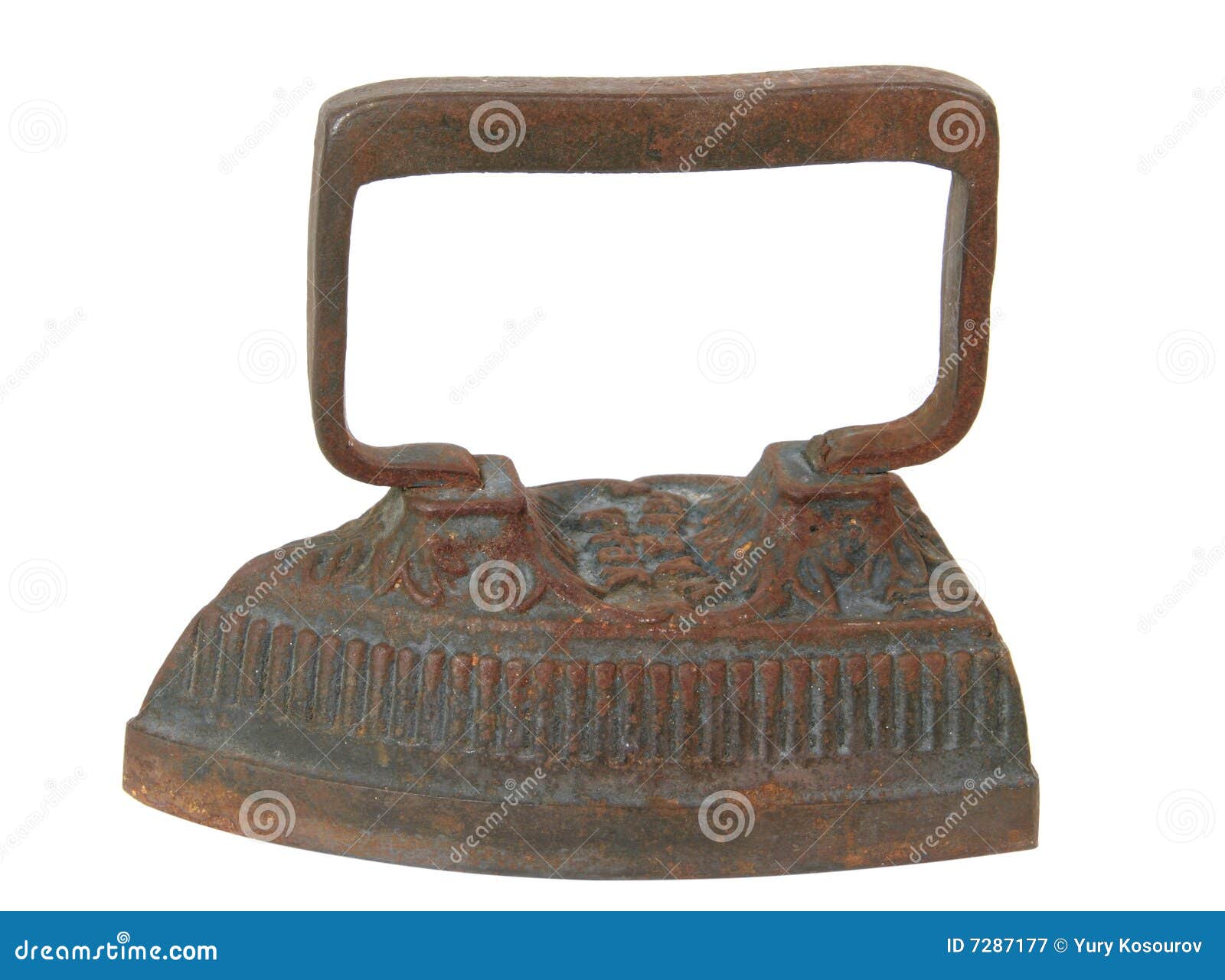 Retro iron stock image. Image of corrosion, isolated, antiques - 7287177