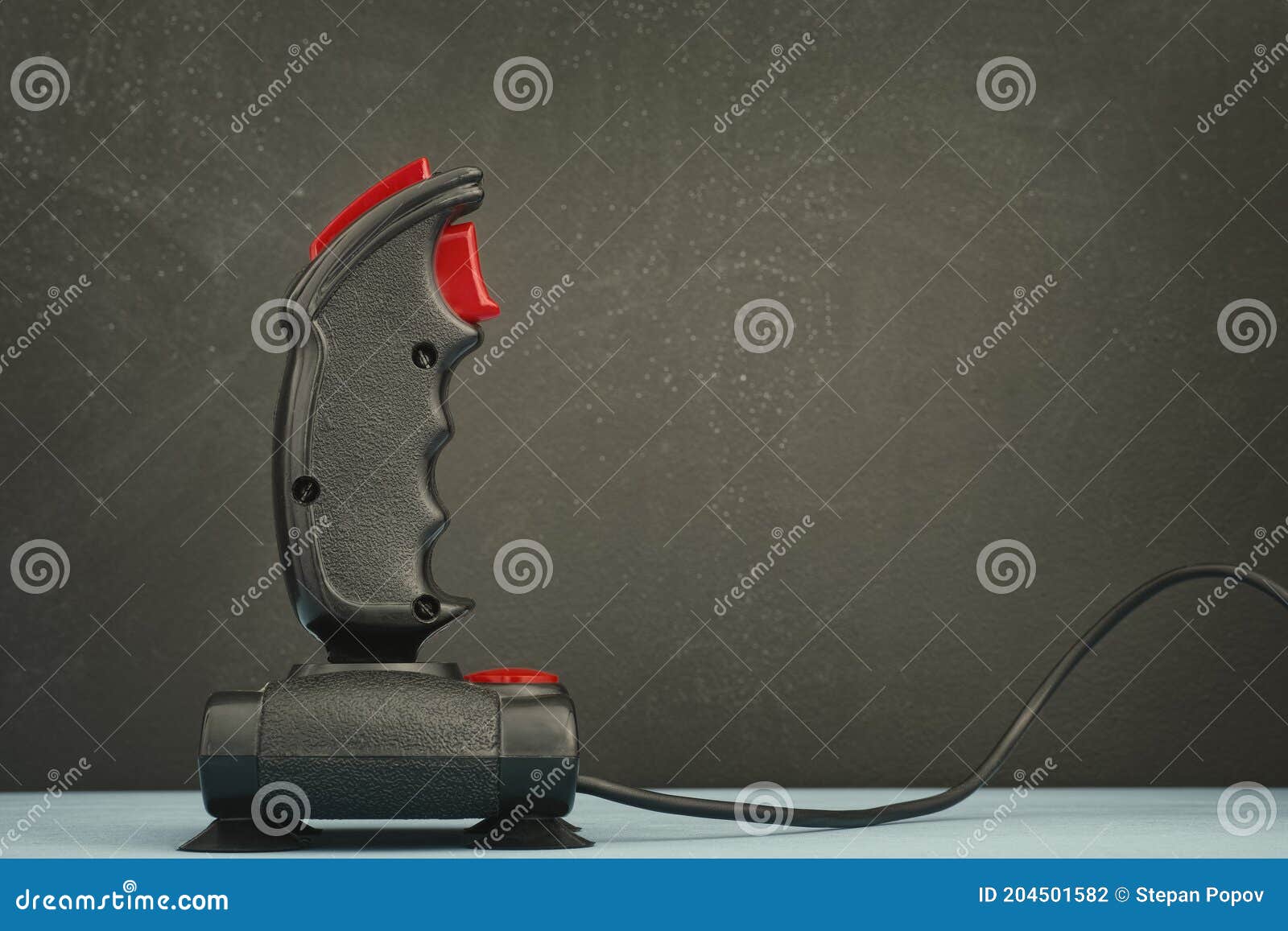 A Retro Joystick from the Mid-1980s Stock Photo - Image of gamepad ...