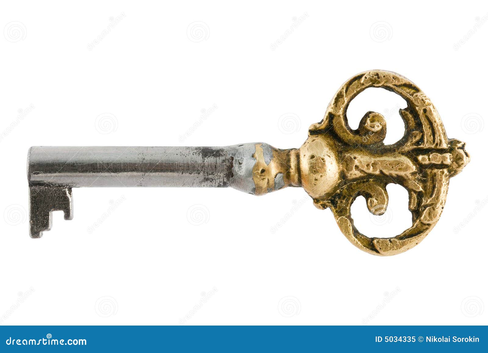 Retro key stock image. Image of design, ancient, object - 5034335