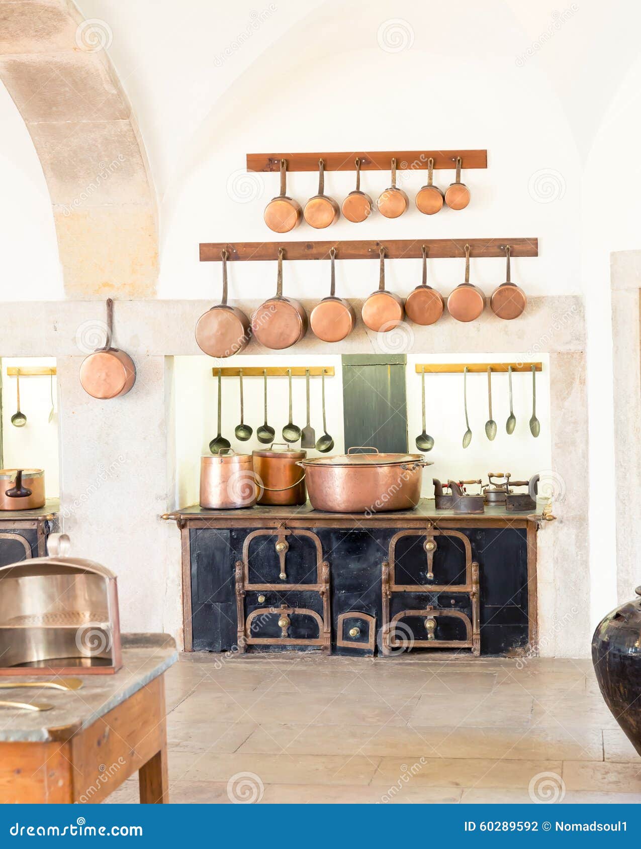 Retro kitchen stock photo. Image of kitchenware, furniture - 60289592