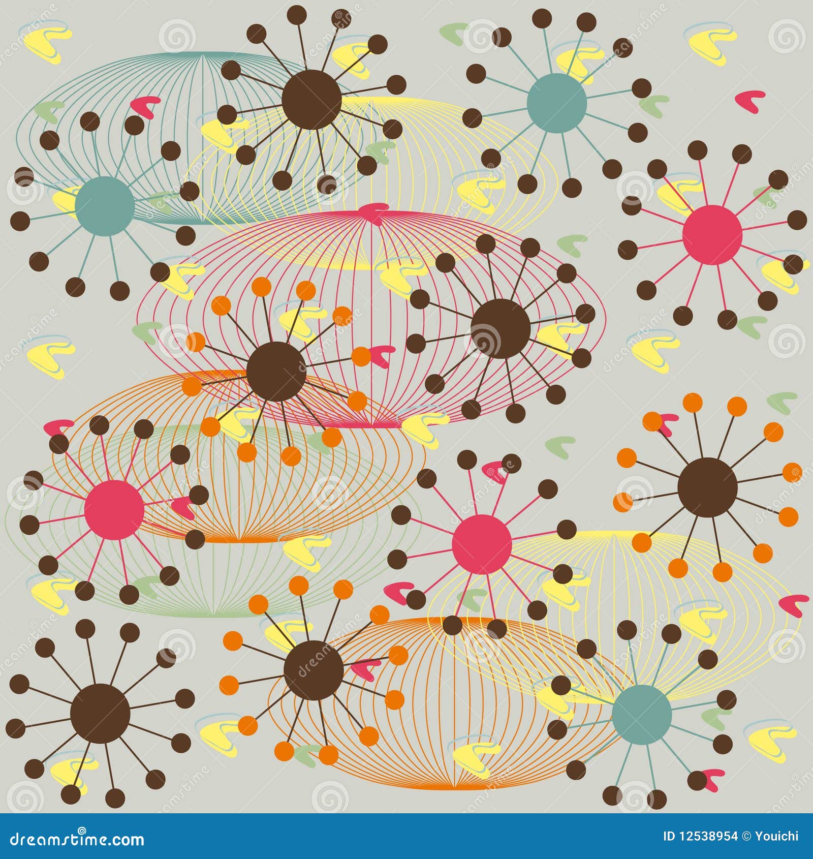 Retro Klomp vector illustratie. Illustration of medio - 12538954