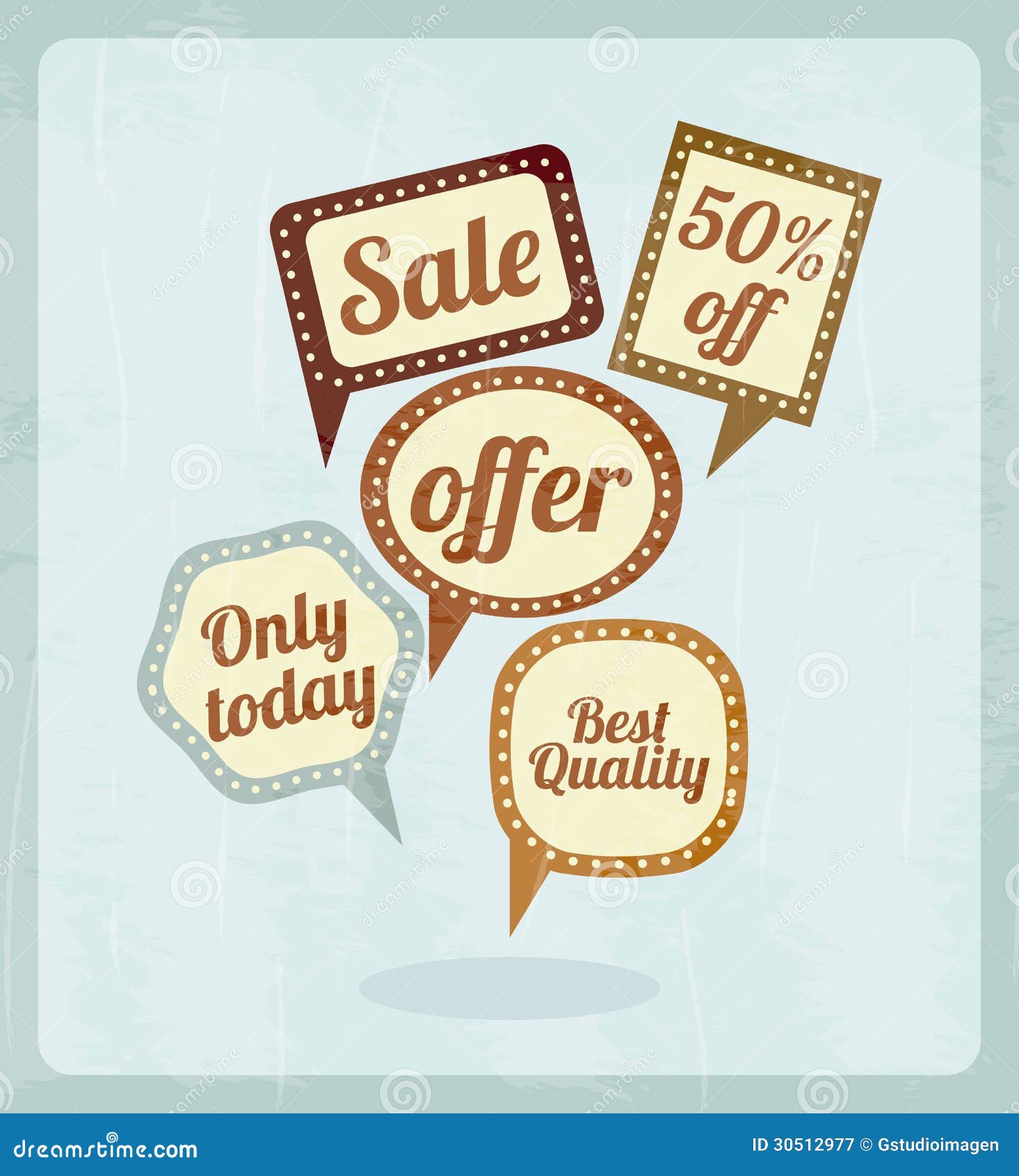 Retro labels stock vector. Illustration of price, business - 30512977