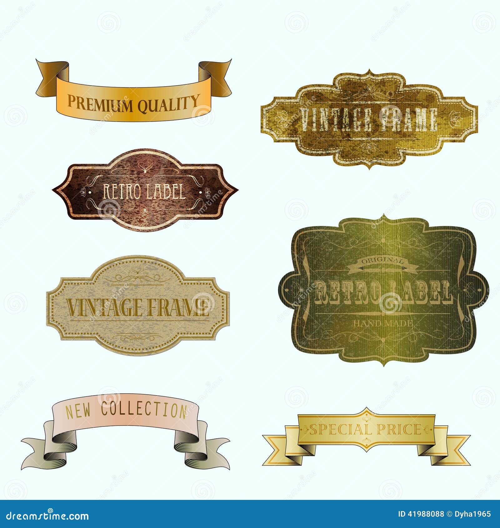 RETRO LABELS02 stock vector. Illustration of retro, label - 41988088