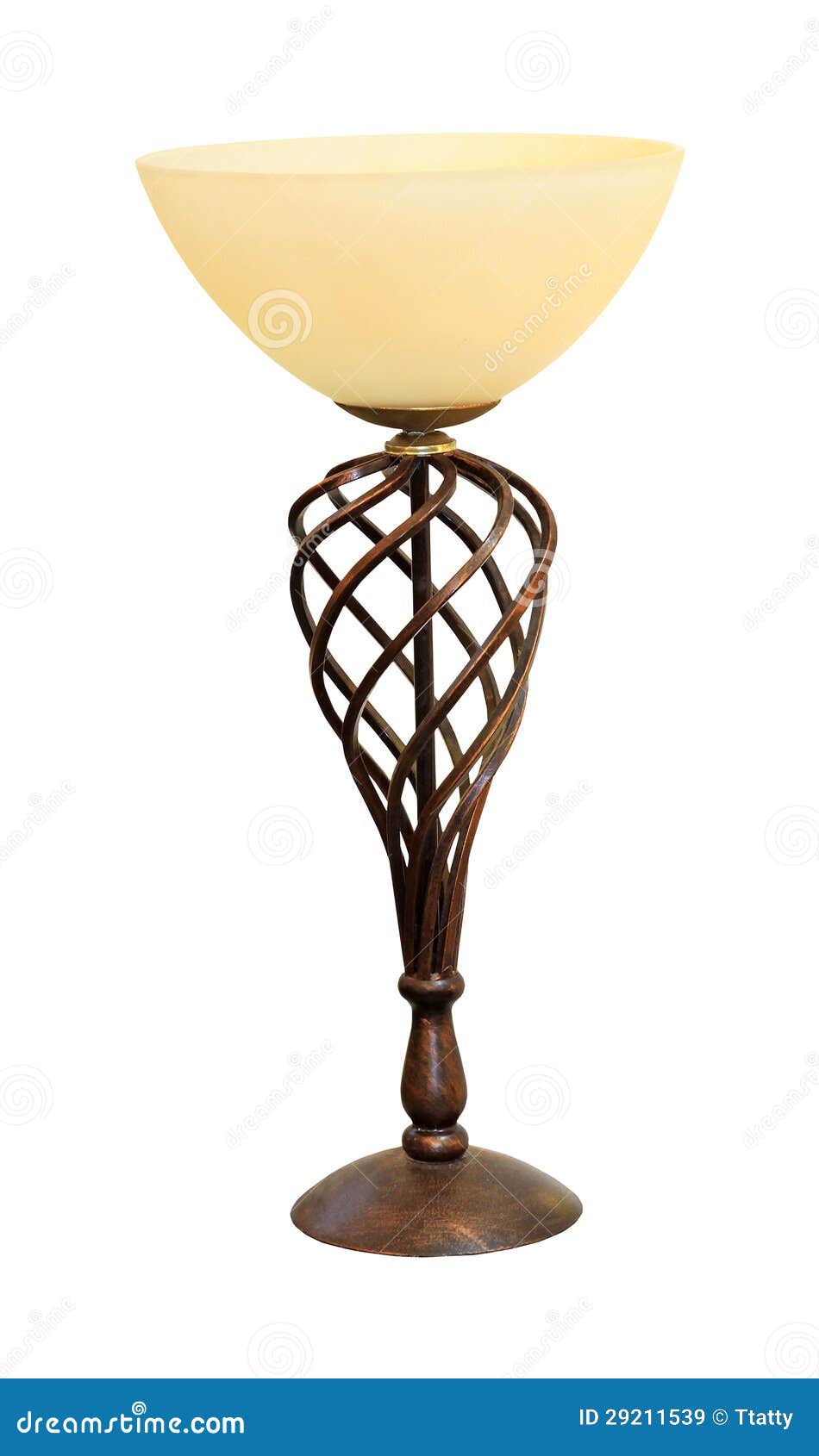 Retro lamp stock image. Image of stand, decorative, iron - 29211539