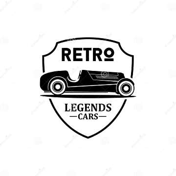 Retro Legends Car Logo Vector Stock Vector - Illustration of identity ...