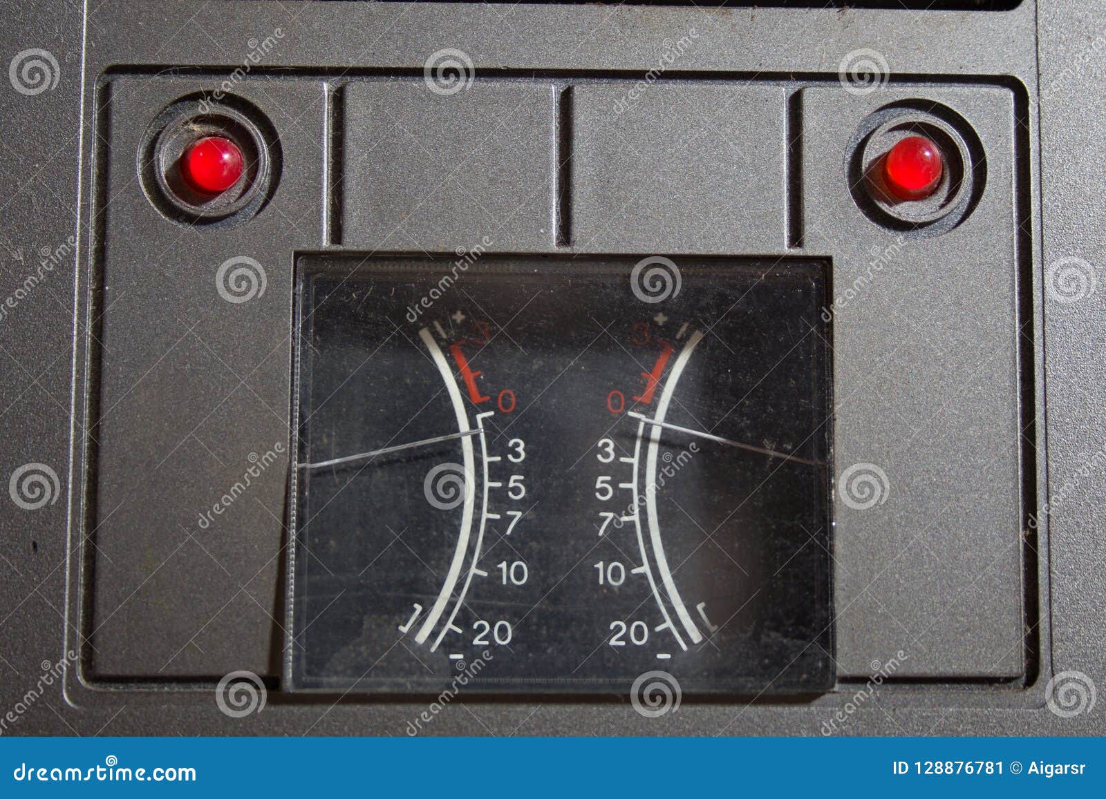 Retro Level Indicator Royalty-Free Stock Photo | CartoonDealer.com ...