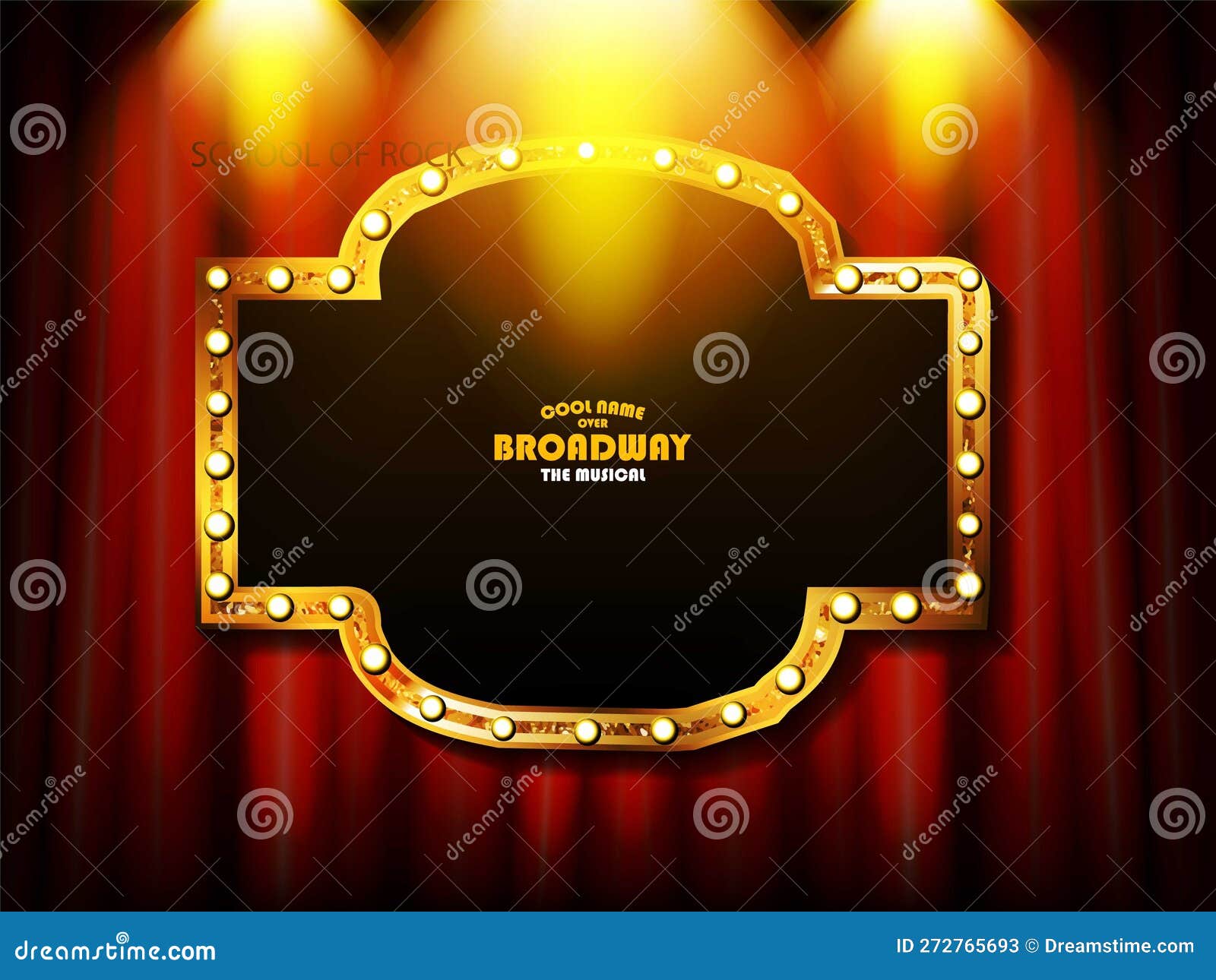 Retro Light Sign. Vintage Style Banner Stock Vector - Illustration of ...