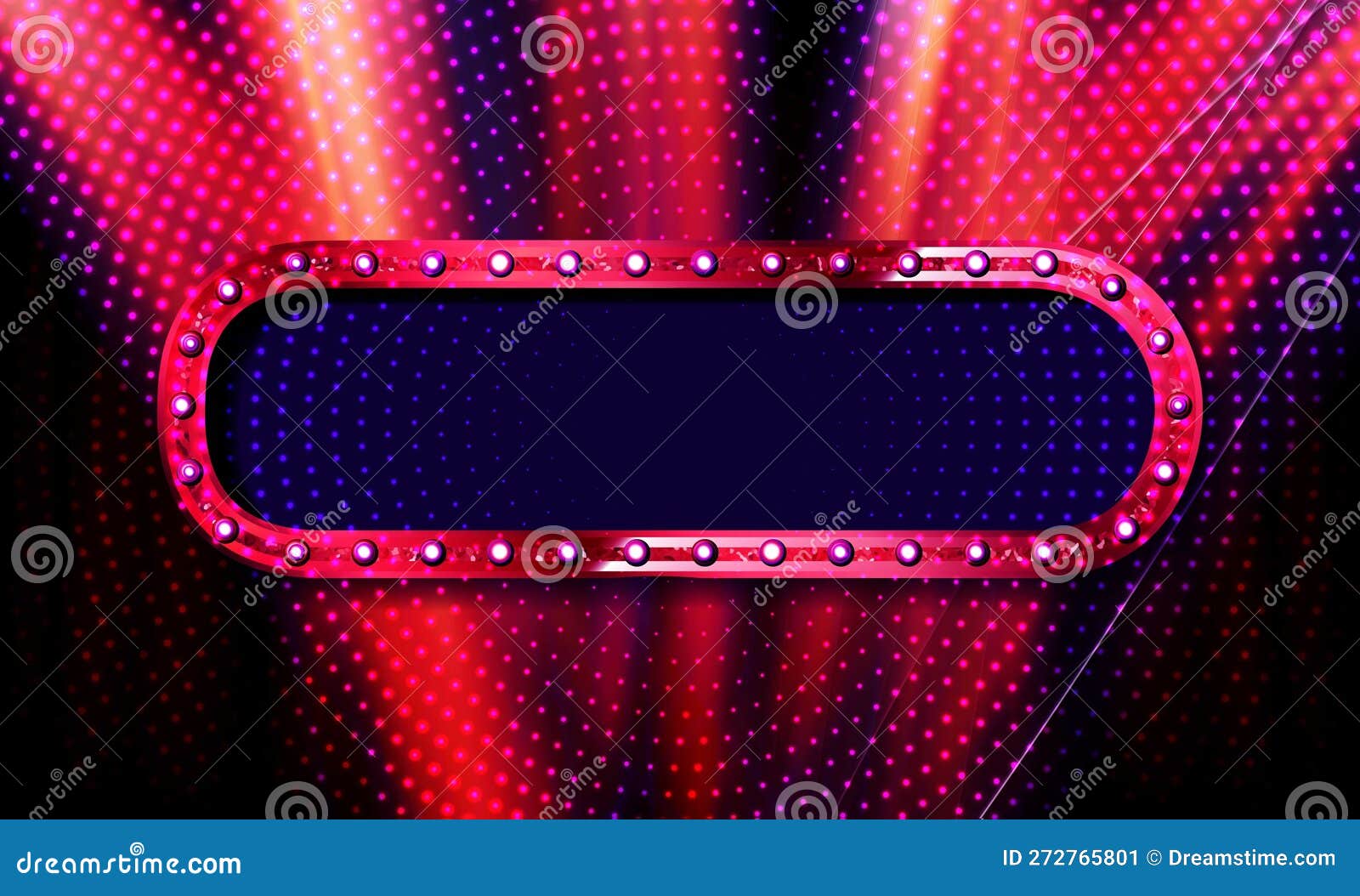 Retro Light Sign. Vintage Style Banner Stock Vector - Illustration of ...