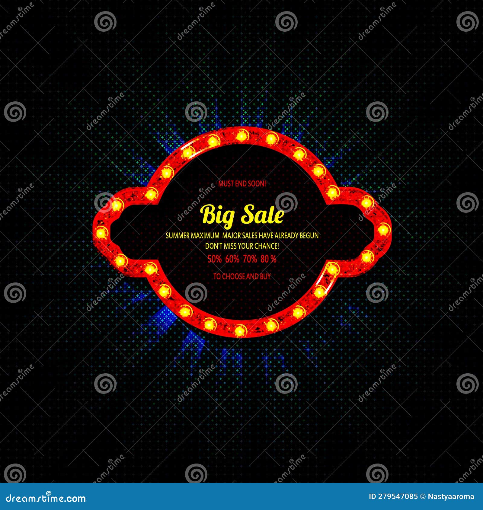 Retro Light Sign. Vintage Style Banner Stock Vector - Illustration of ...