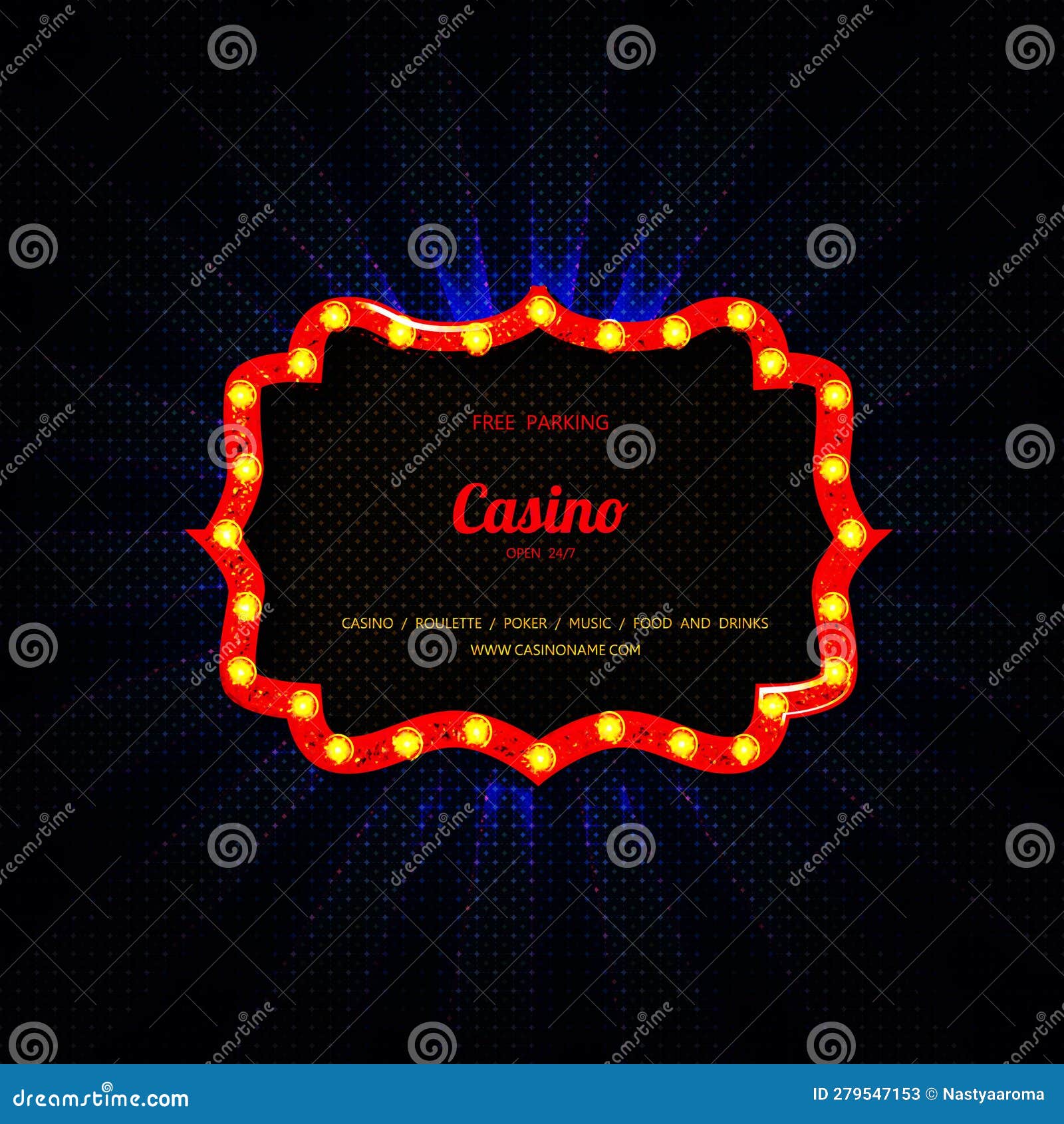 Retro Light Sign. Vintage Style Banner Stock Vector - Illustration of ...